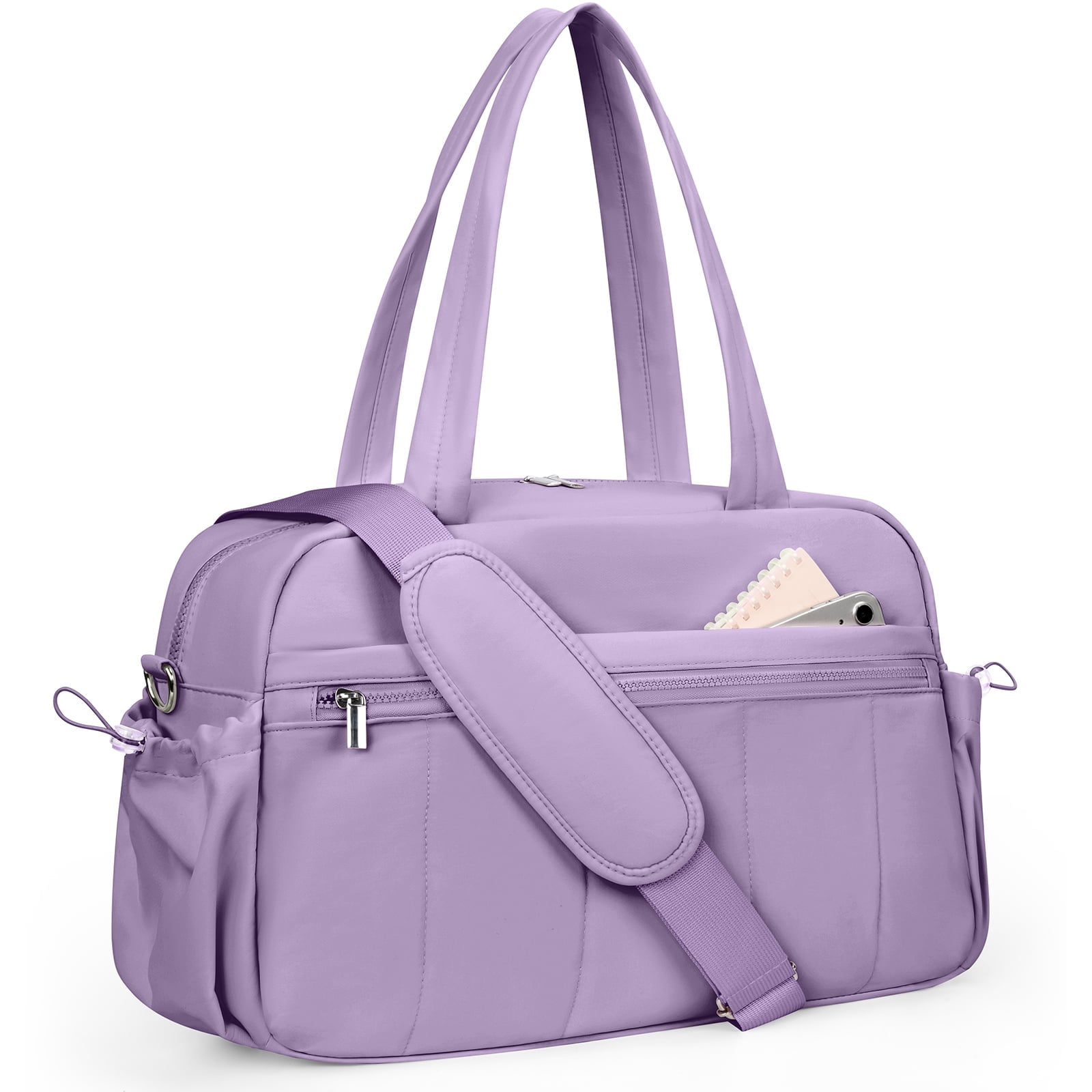 Gynky Gym Bag Travel Duffle Bag for Women, Carry on Overnight Bag with ...