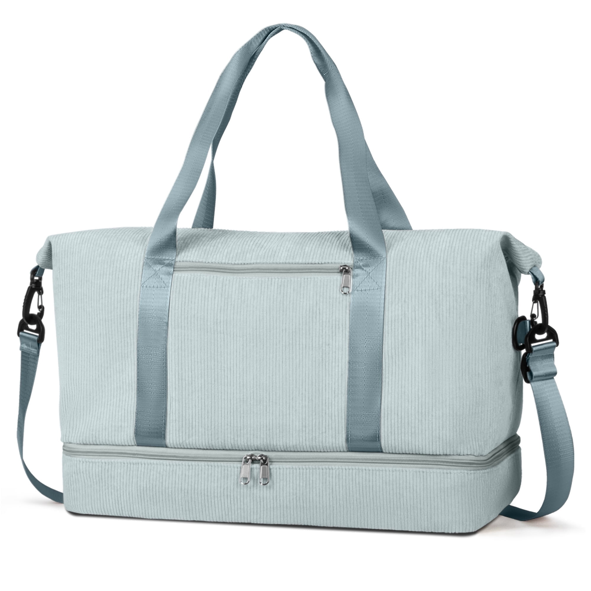 GYNKY Corduroy Travel Duffel Weekender Bag for Women, Large Tote with ...