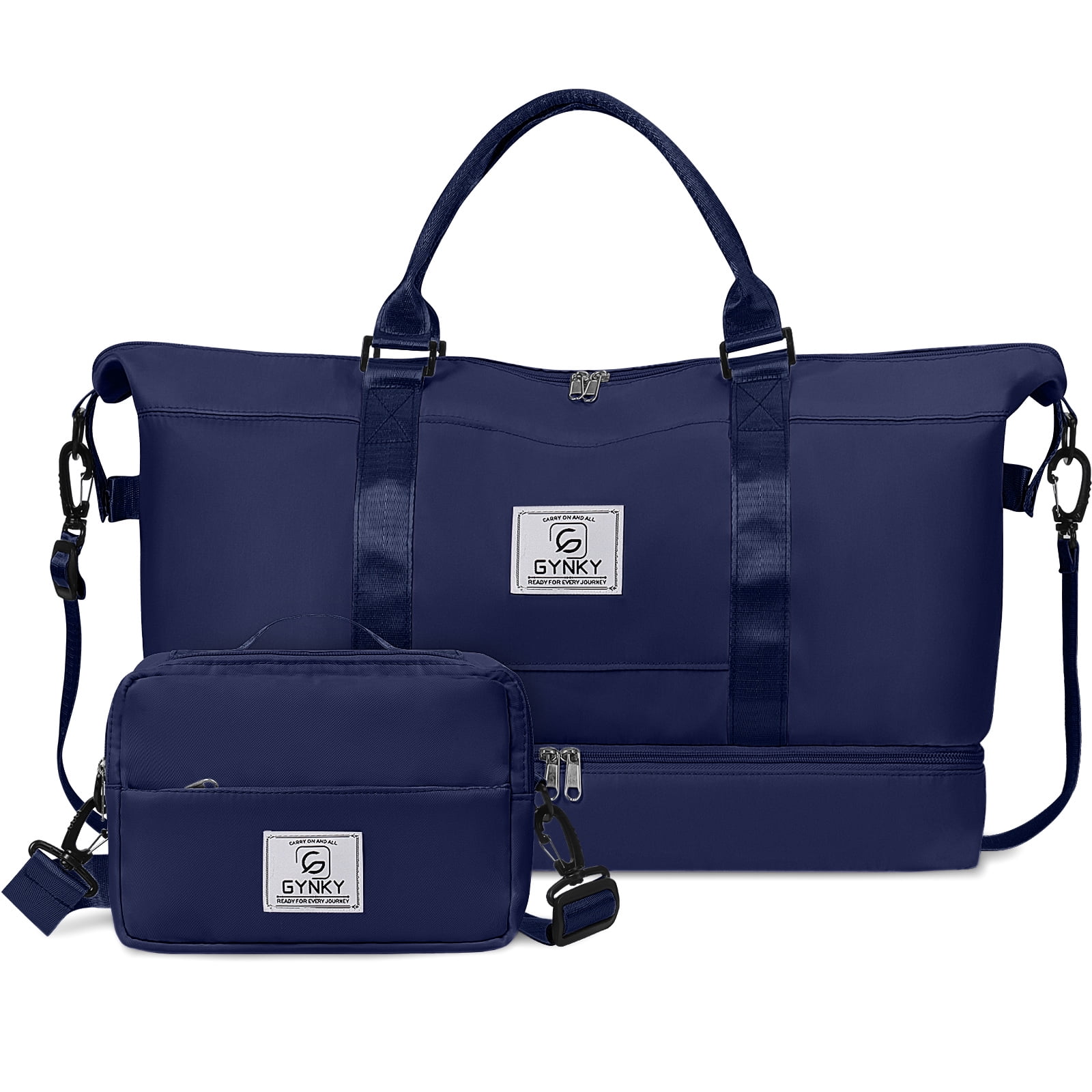 Gynky Travel Duffle Bag Set 2 Pack Weekender Bags for Women with Shoe ...