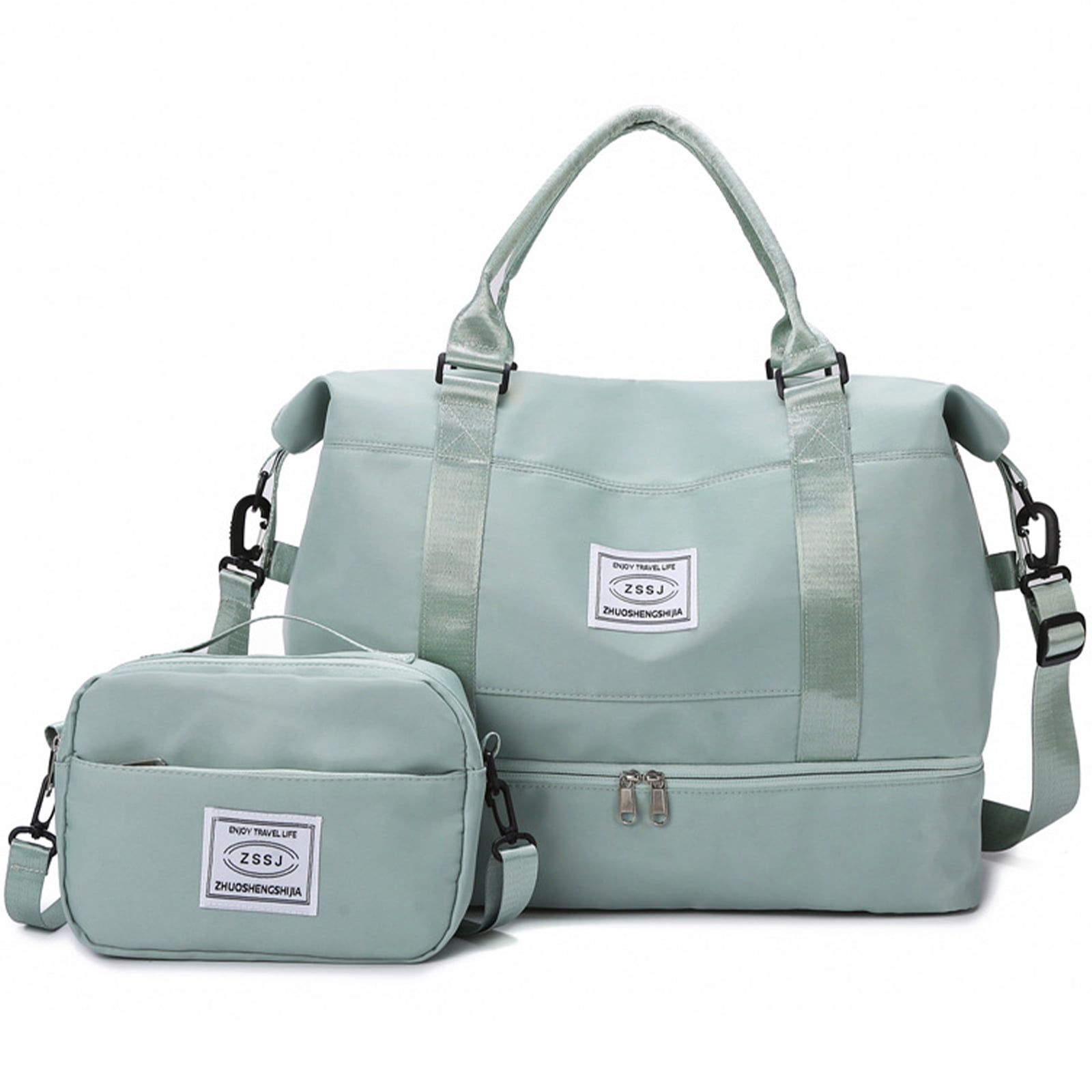 Gynky Travel Duffle Bag Set 2 Pack Weekender Bags for Women with Shoe ...