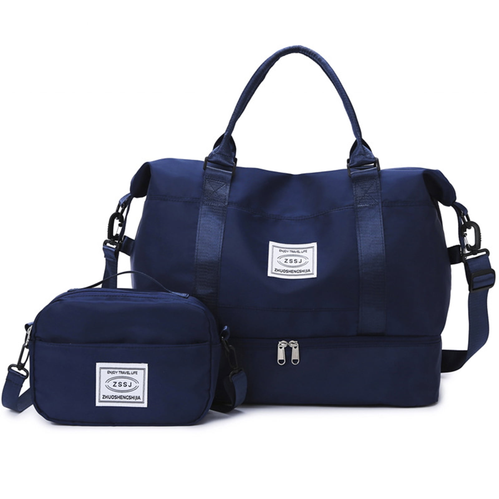 Gynky Travel Duffle Bag Set 2 Pack Weekender Bags for Women with Shoe ...