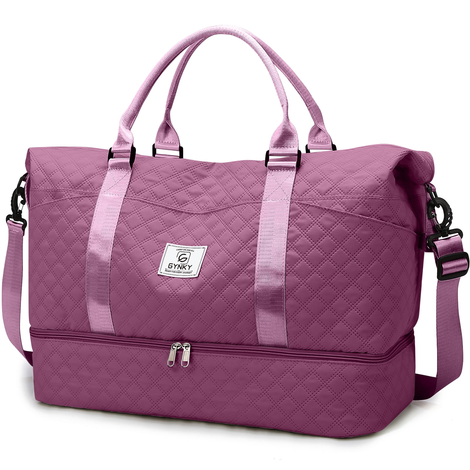 Gynky Travel Duffle Bag Weekender Bags for Women with Shoe Compartment ...
