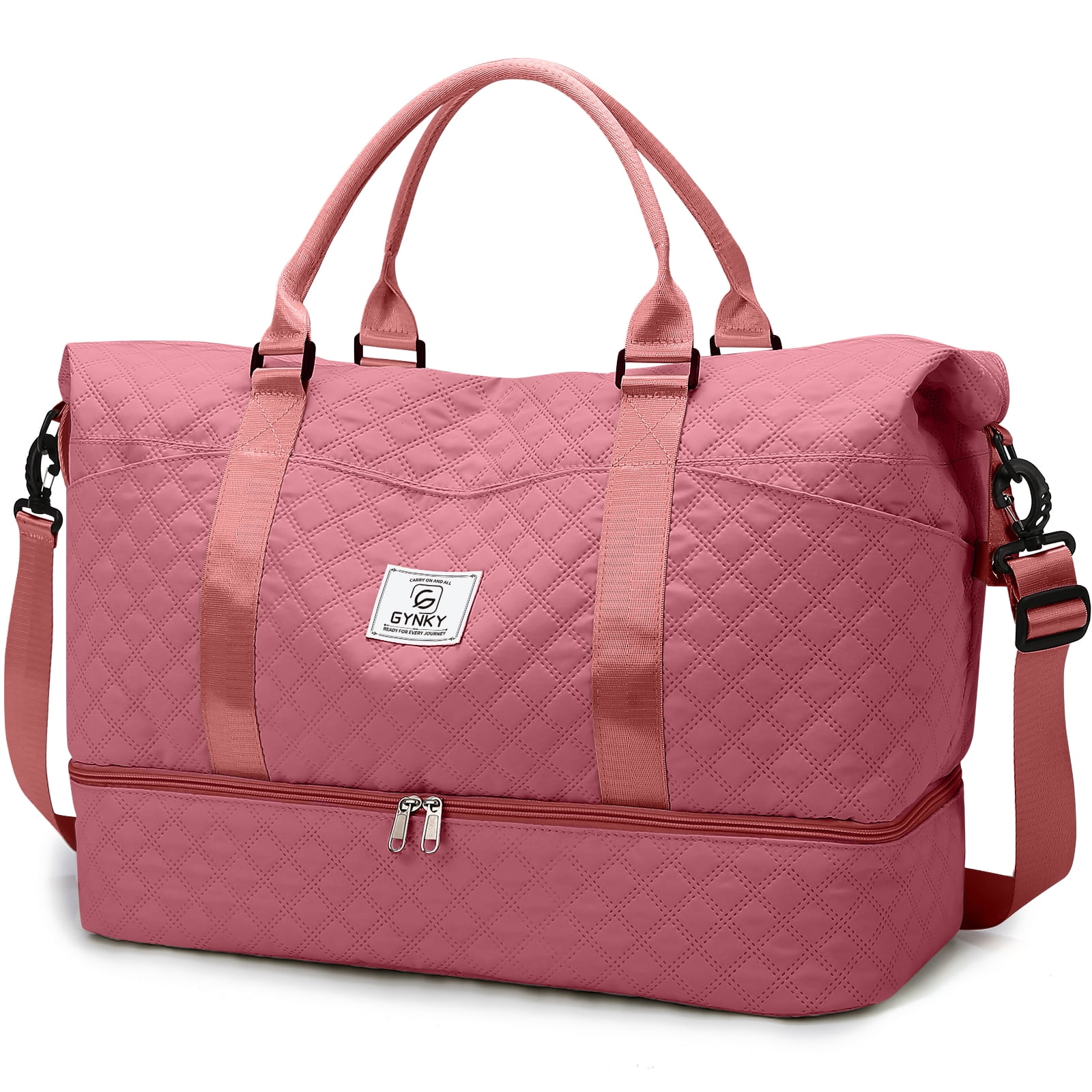 Gynky Travel Duffle Bag Weekender Bags for Women with Shoe Compartment ...
