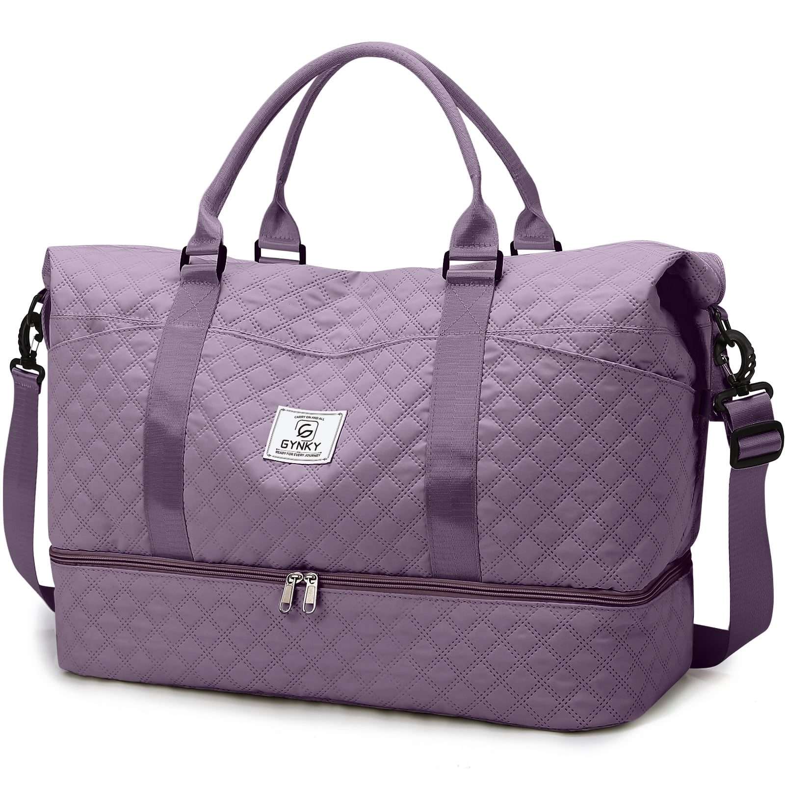 Gynky Travel Duffle Bag Weekender Bags for Women with Shoe Compartment ...