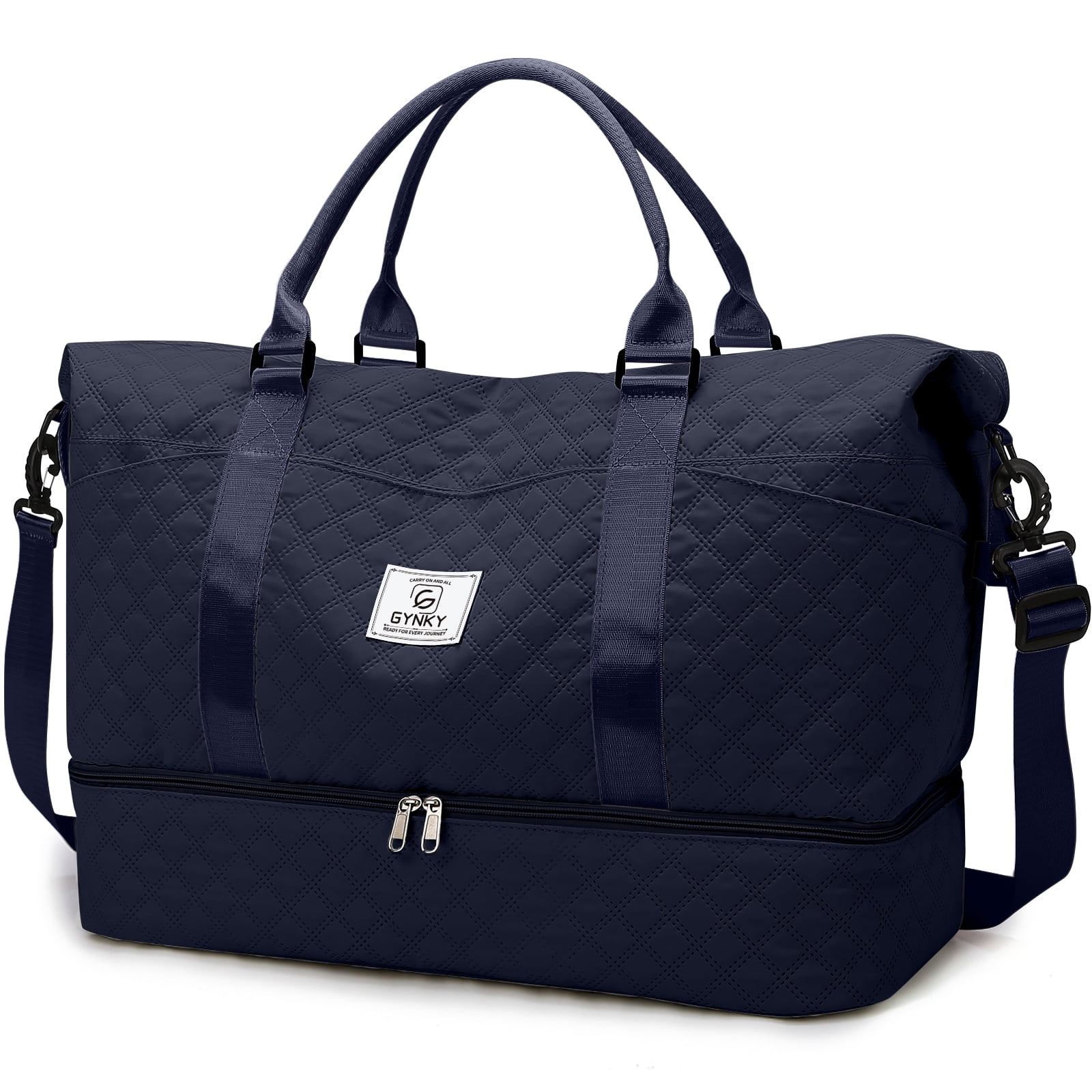Gynky Travel Duffle Bag Weekender Bags for Women with Shoe Compartment ...
