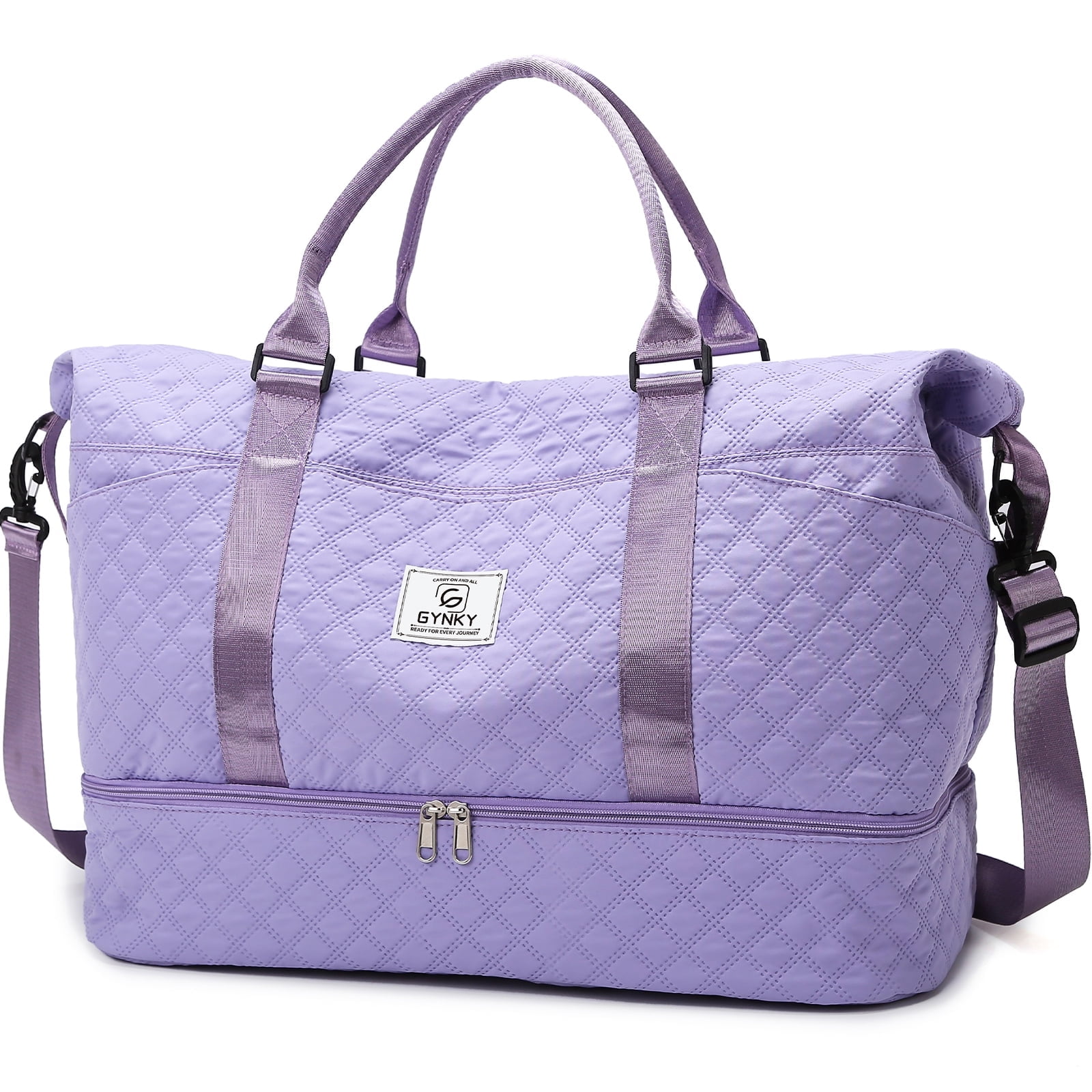 Gynky Travel Duffle Bag Weekender Bags for Women with Shoe Compartment ...