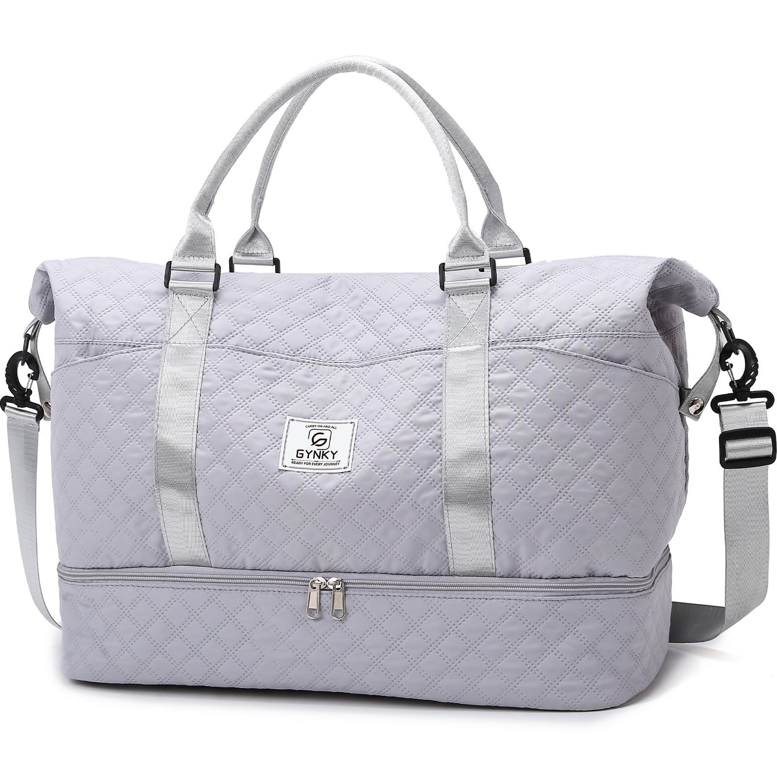 Gynky Travel Duffle Bag Weekender Bags for Women with Shoe Compartment ...