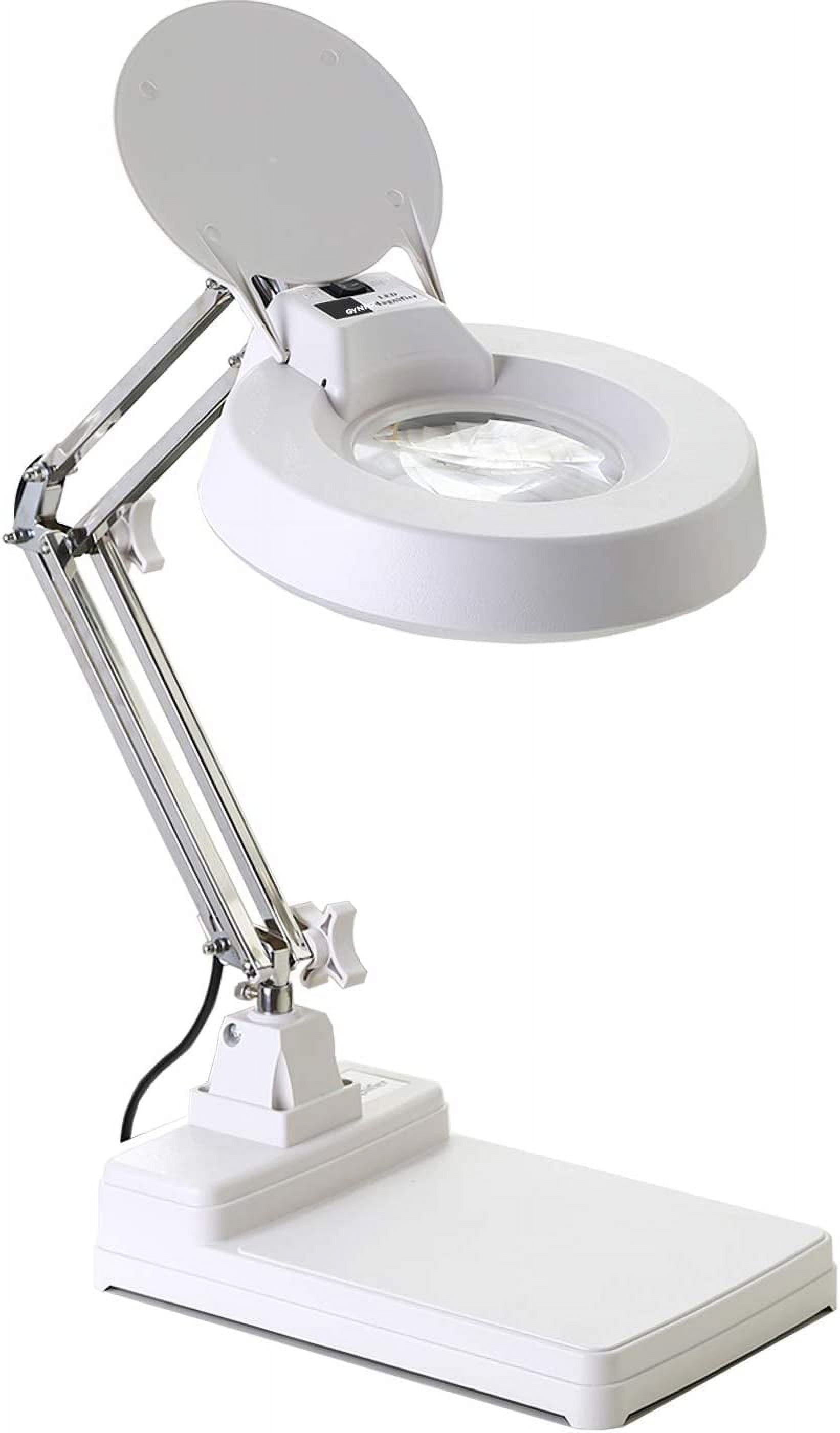 Gynnx LED Magnifying Lamp, Magnifier Desk Lamp 10X, 4200 Lumens,5 Inch ...
