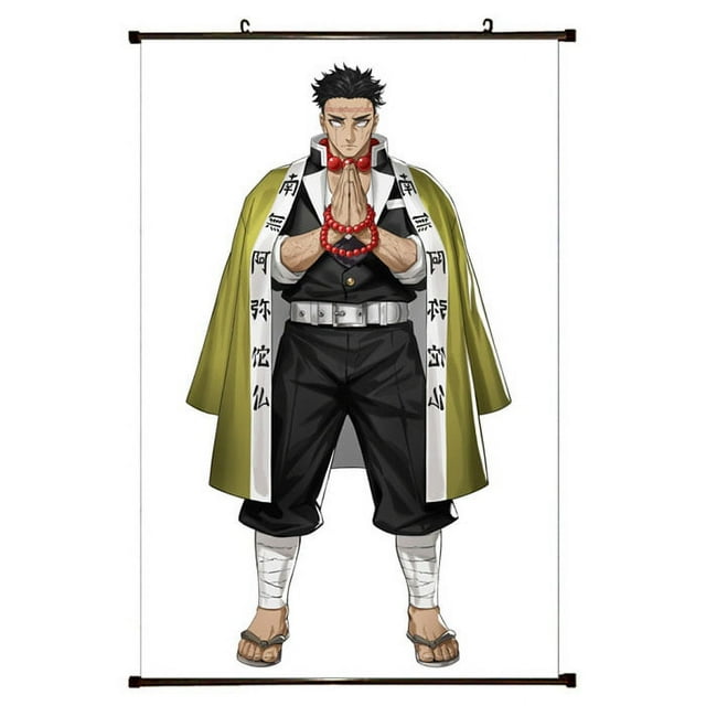 Gyomei Himejima - Demon Slayer 23x35" Wall Scroll - Walmart.com