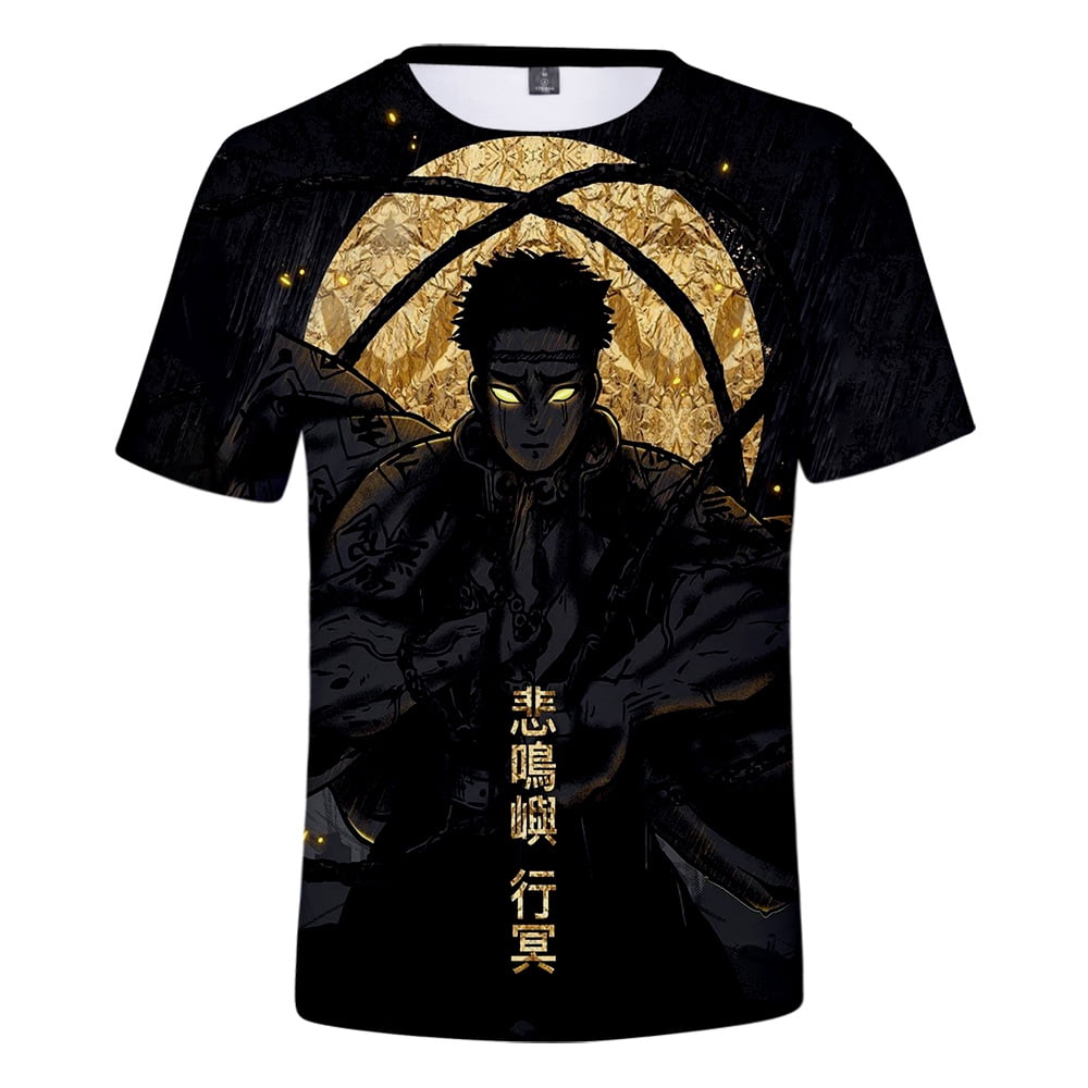 Gyomei Himejima Merch T-Shirt Summer 3D Casual Short Sleeve Shirt ...