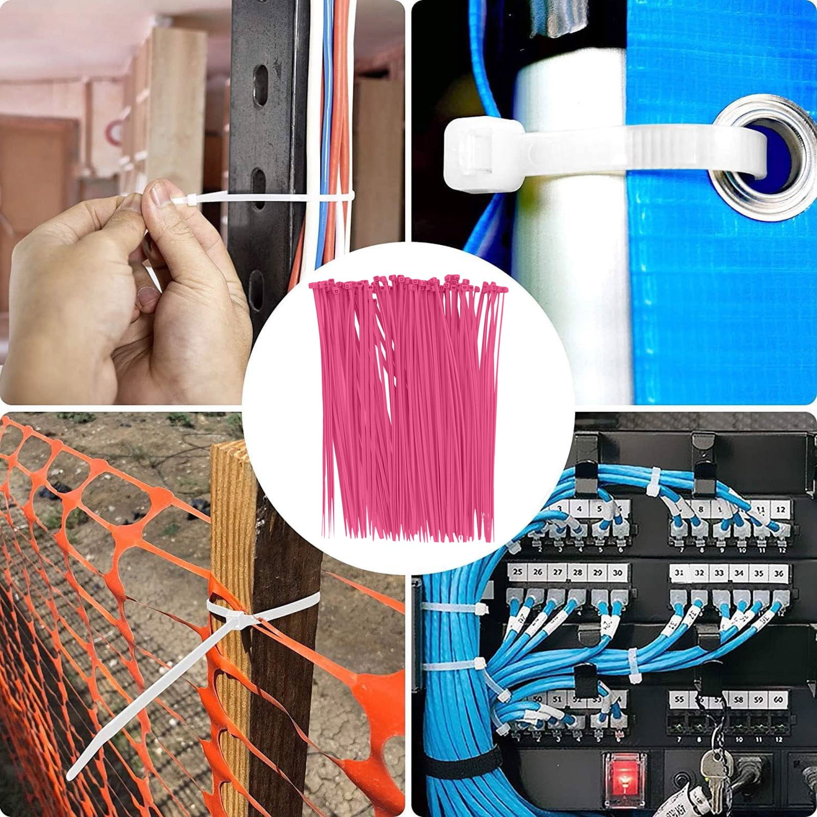 Gyouanime Home Industrial Grade Colorful Nylon Ties 3X100Mm Mini ...