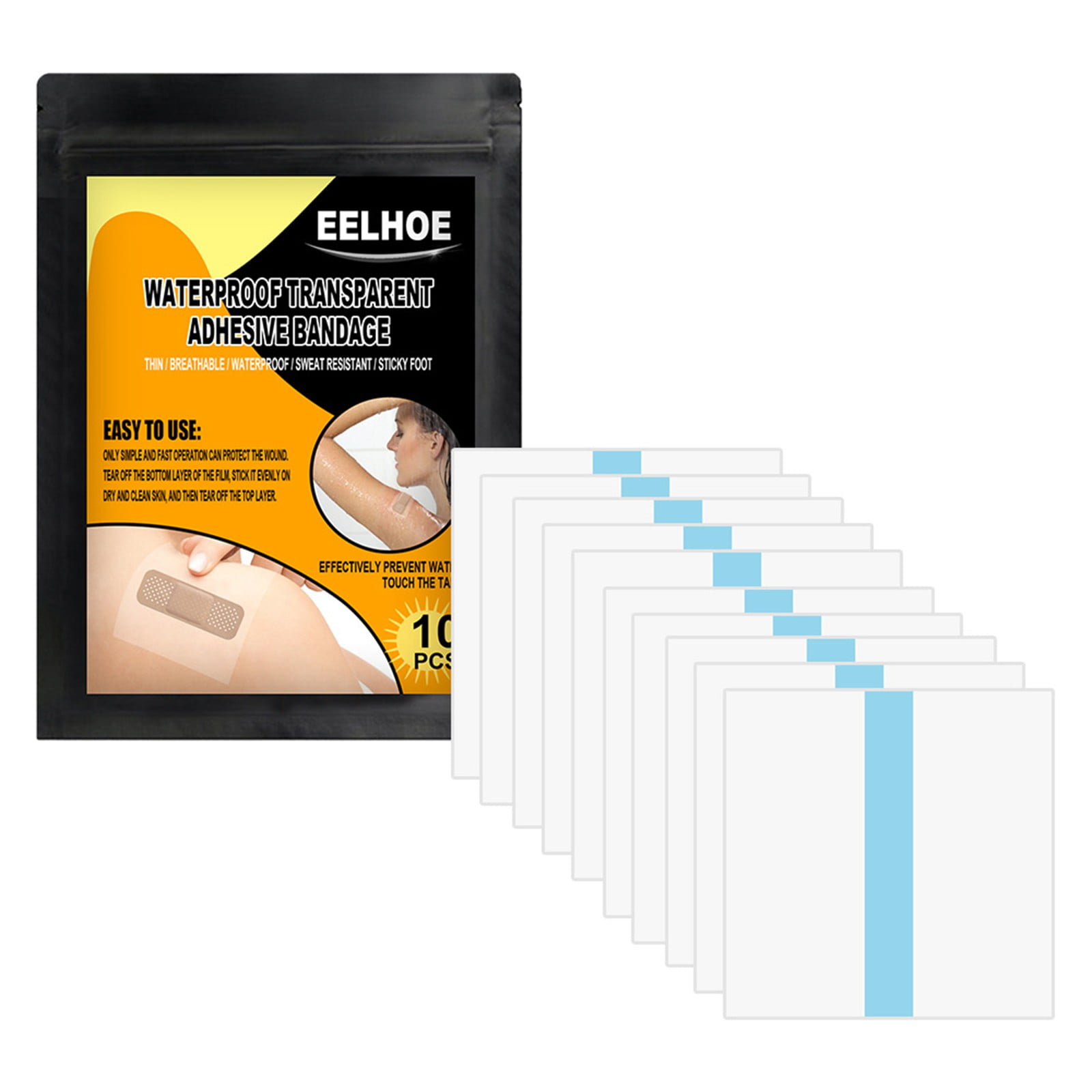 Gyouwnll Wound Waterproof Bandage, Waterproof Bathing, Swimming ...