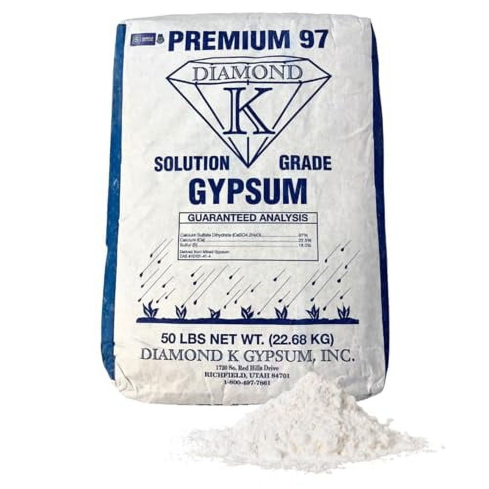 Gypsum Powder - Purest and Soluble Houseplant Food Fertilizer for ...