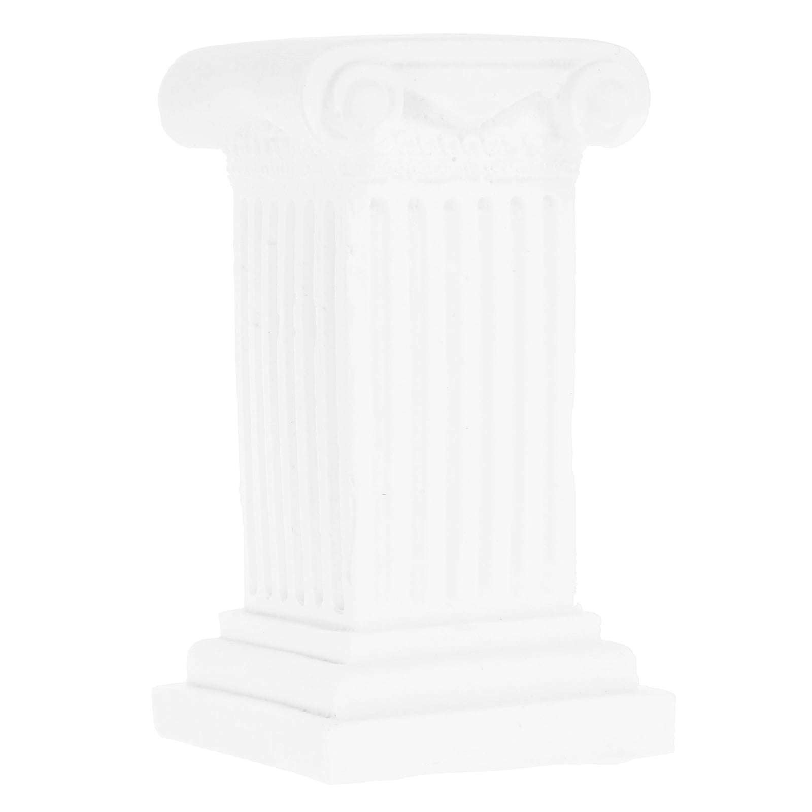 Gypsum Roman Column Columns and Pillars Statue Pedestal White - Walmart.com