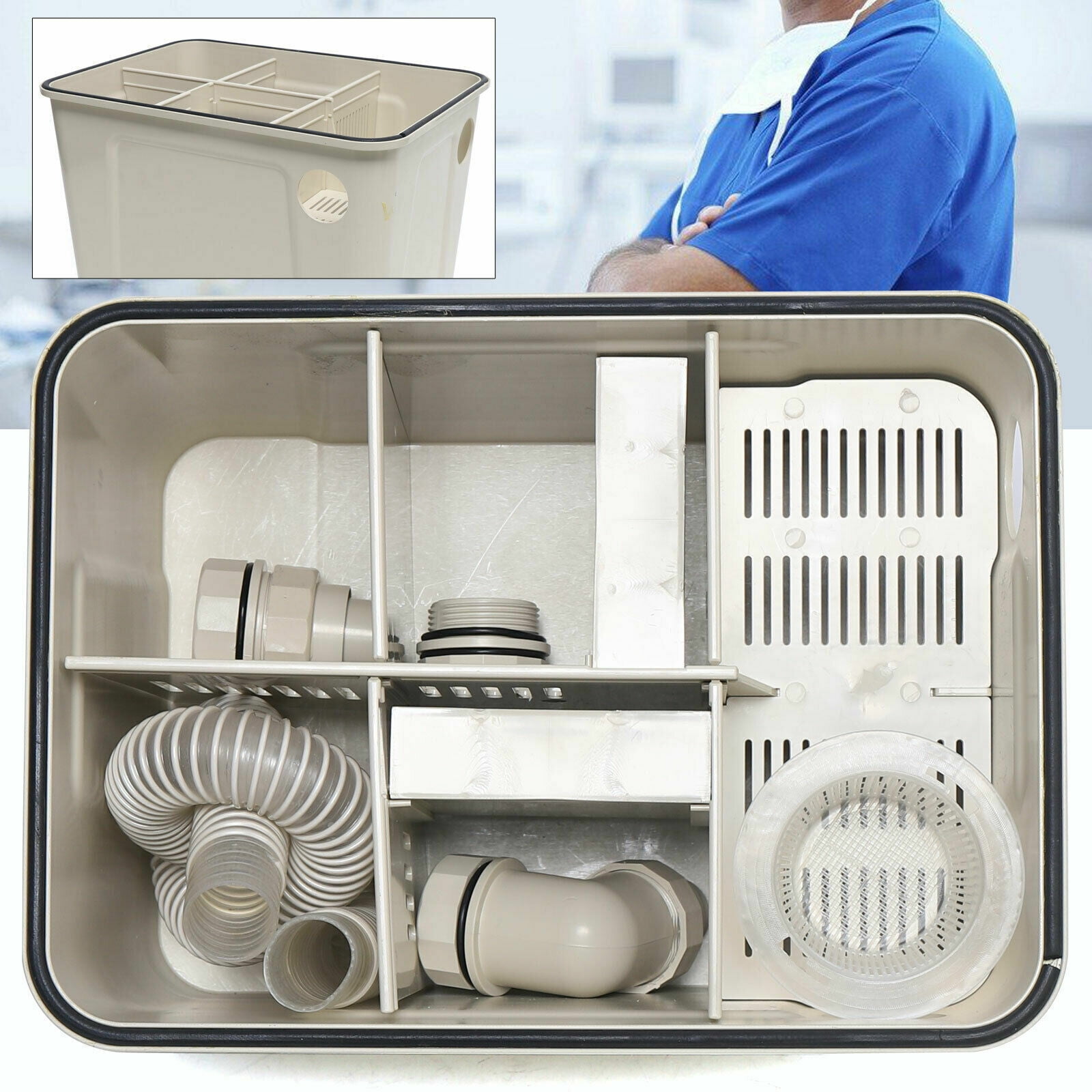 Gypsum Separator Dental Plaster Powder Trap Filter for Dental Lab ...