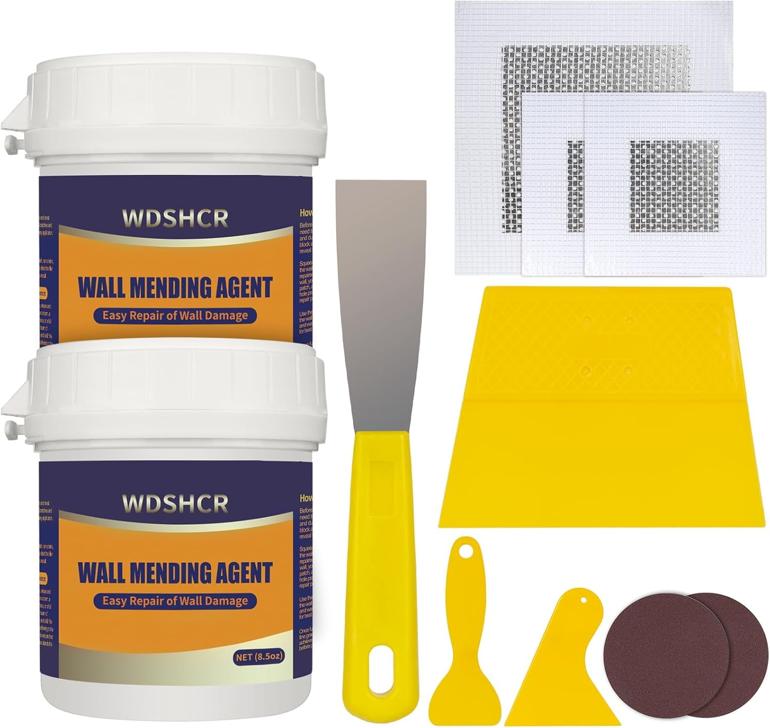 Gypsum board repair kit - Gypsum board hole repair and patching set ...