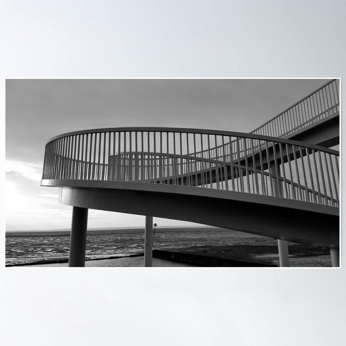 Gypsy Bridge, Leigh On Sea Poster Wall Art, Modern Wall Decor For ...