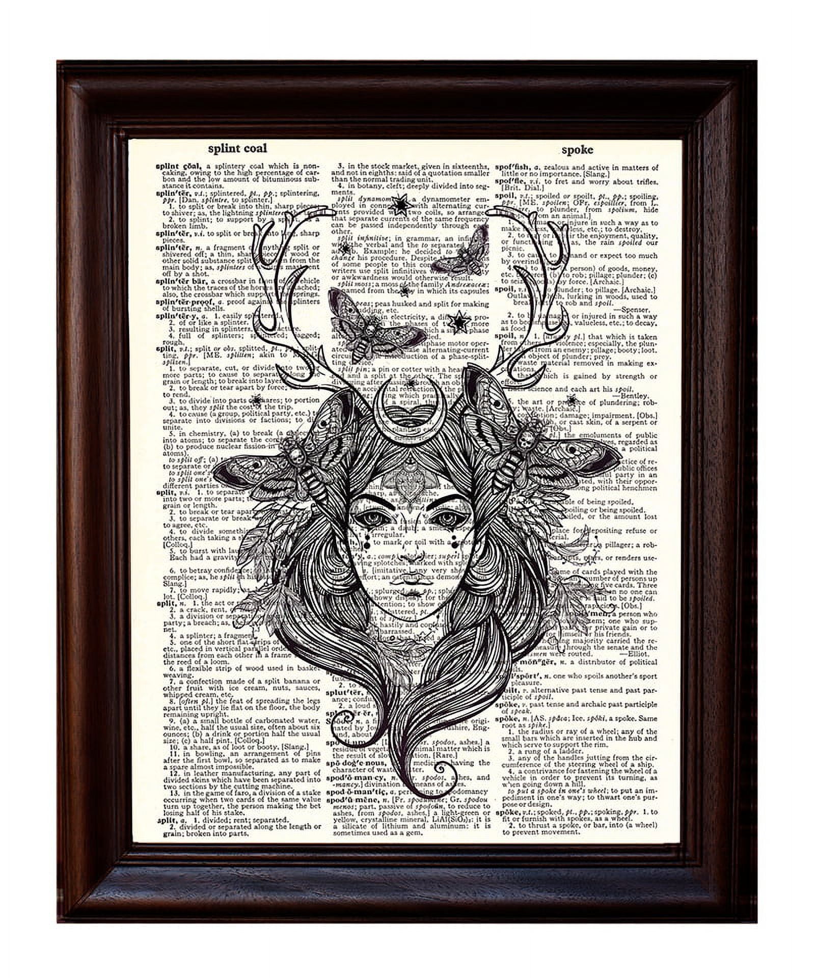 Gypsy - Dictionary Art Print Printed On Authentic Vintage Dictionary ...