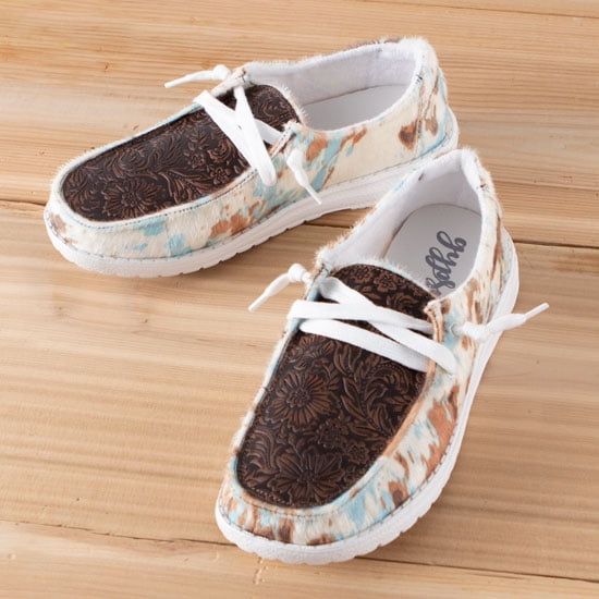 Gypsy Jazz Turquoise Tucker Shoe - Walmart.com