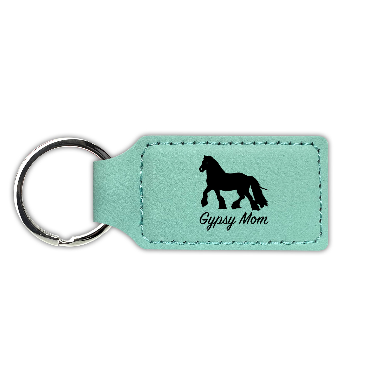 Gypsy Mom Keychain Leatherette Rectangle - Laser Engraved - Many Colors ...