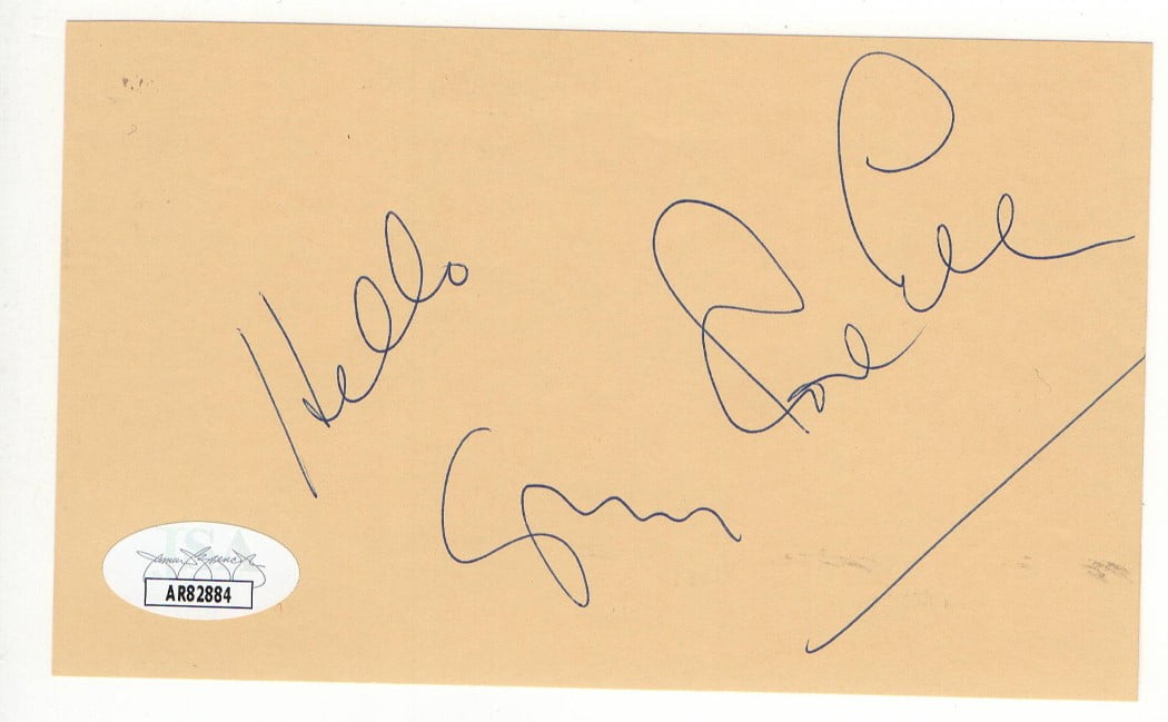 Gypsy Rose Lee Signed Autographed Cut Signature Burlesque Actress JSA ...