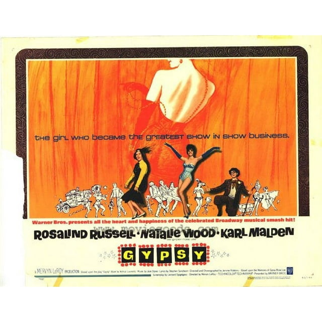 Gypsy - movie POSTER (Style C) (27" x 40") (1962) - Walmart.com