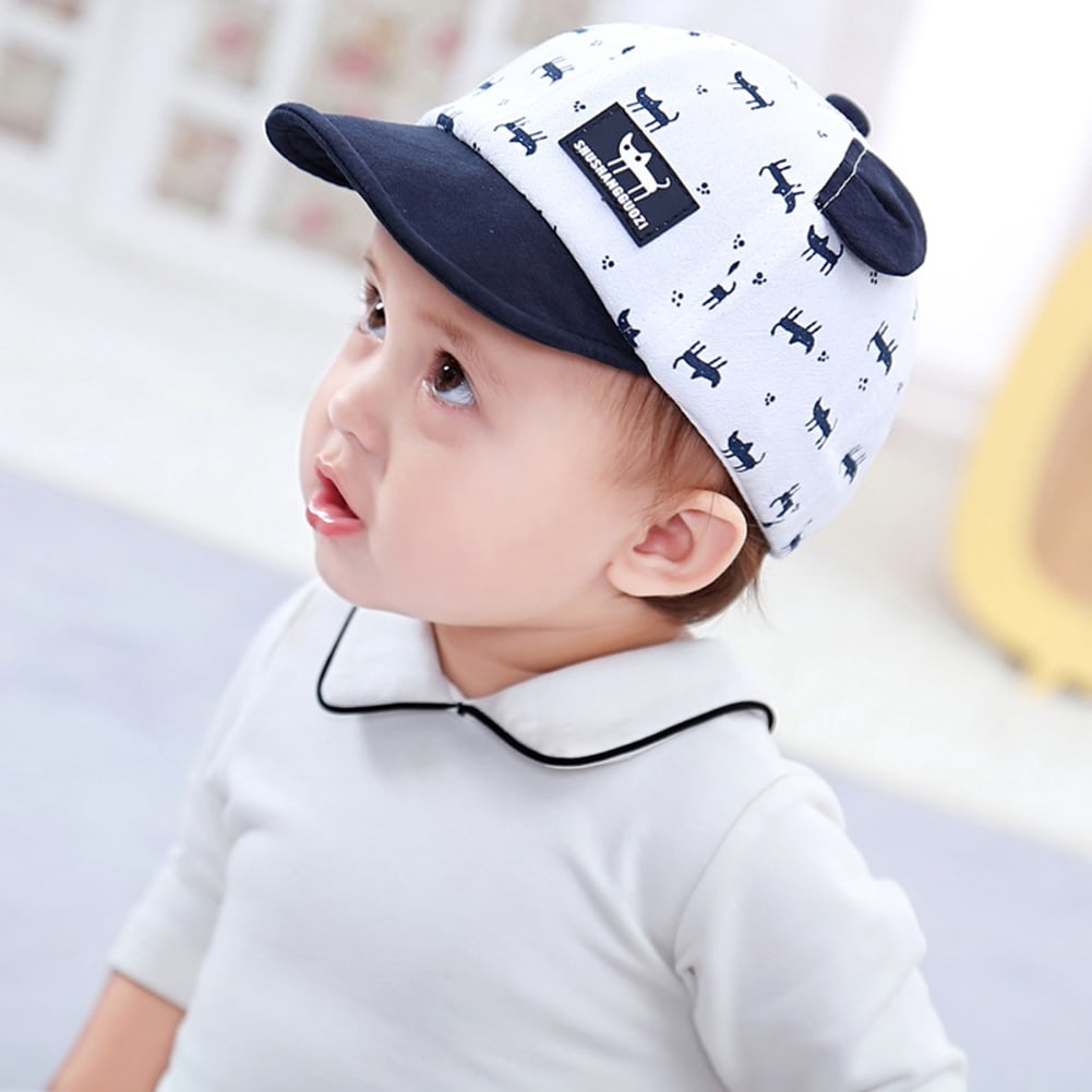 Gyratedream Baby Boys Girls Cartoon Kitten Ear Baseball Cap Sun Hat ...