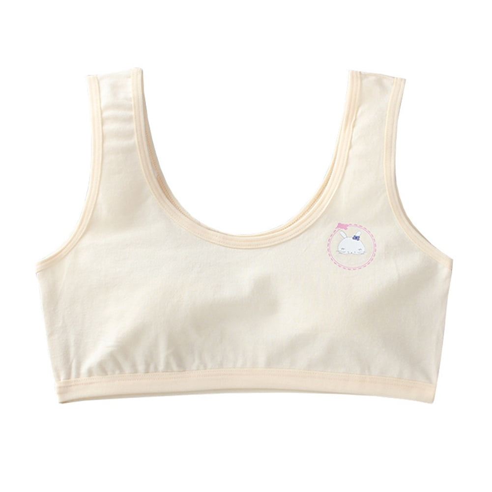 Gyratedream Cotton Girls Beginner Training Sports Teenager Bra - Wide ...