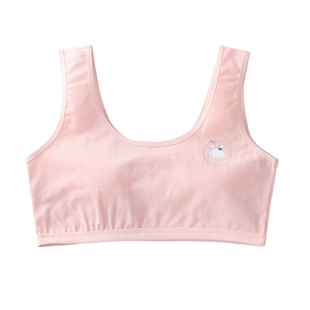 Gyratedream Cotton Girls Beginner Training Sports Teenager Bra - Wide ...
