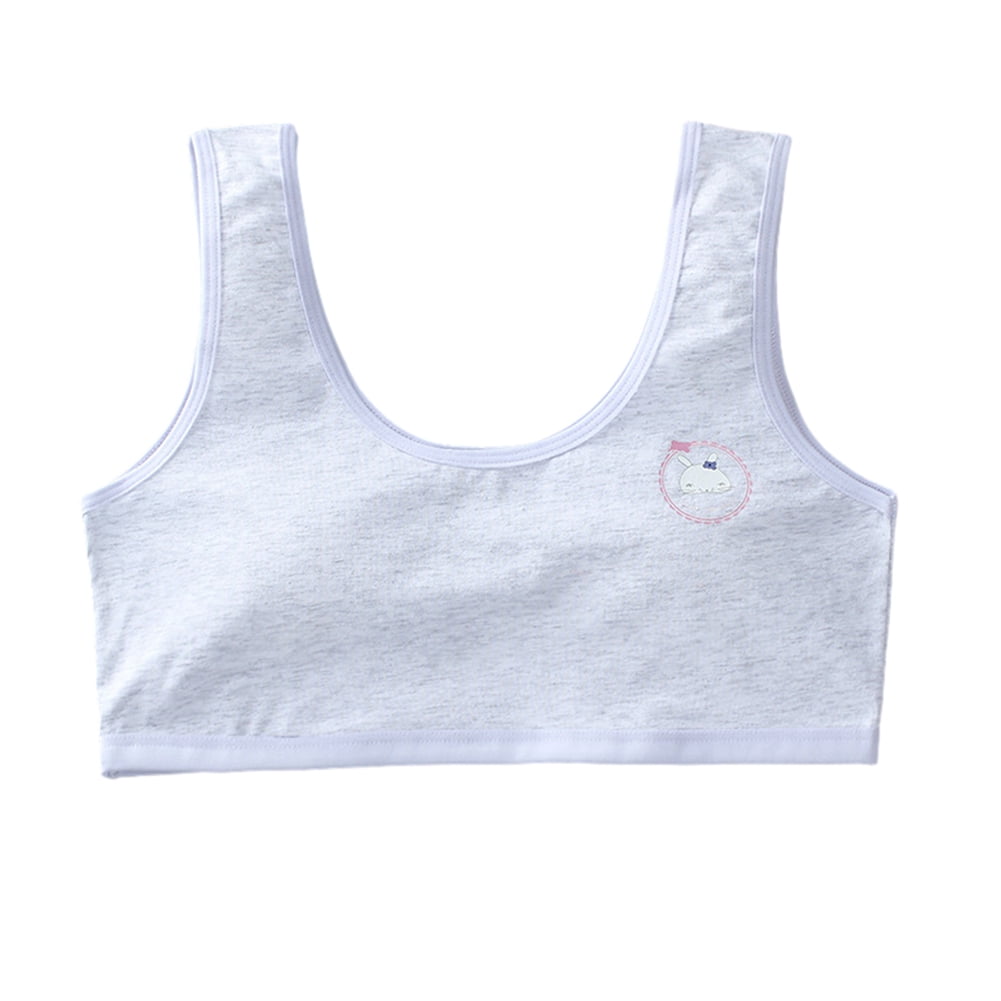 Gyratedream Cotton Girls Beginner Training Sports Teenager Bra - Wide ...