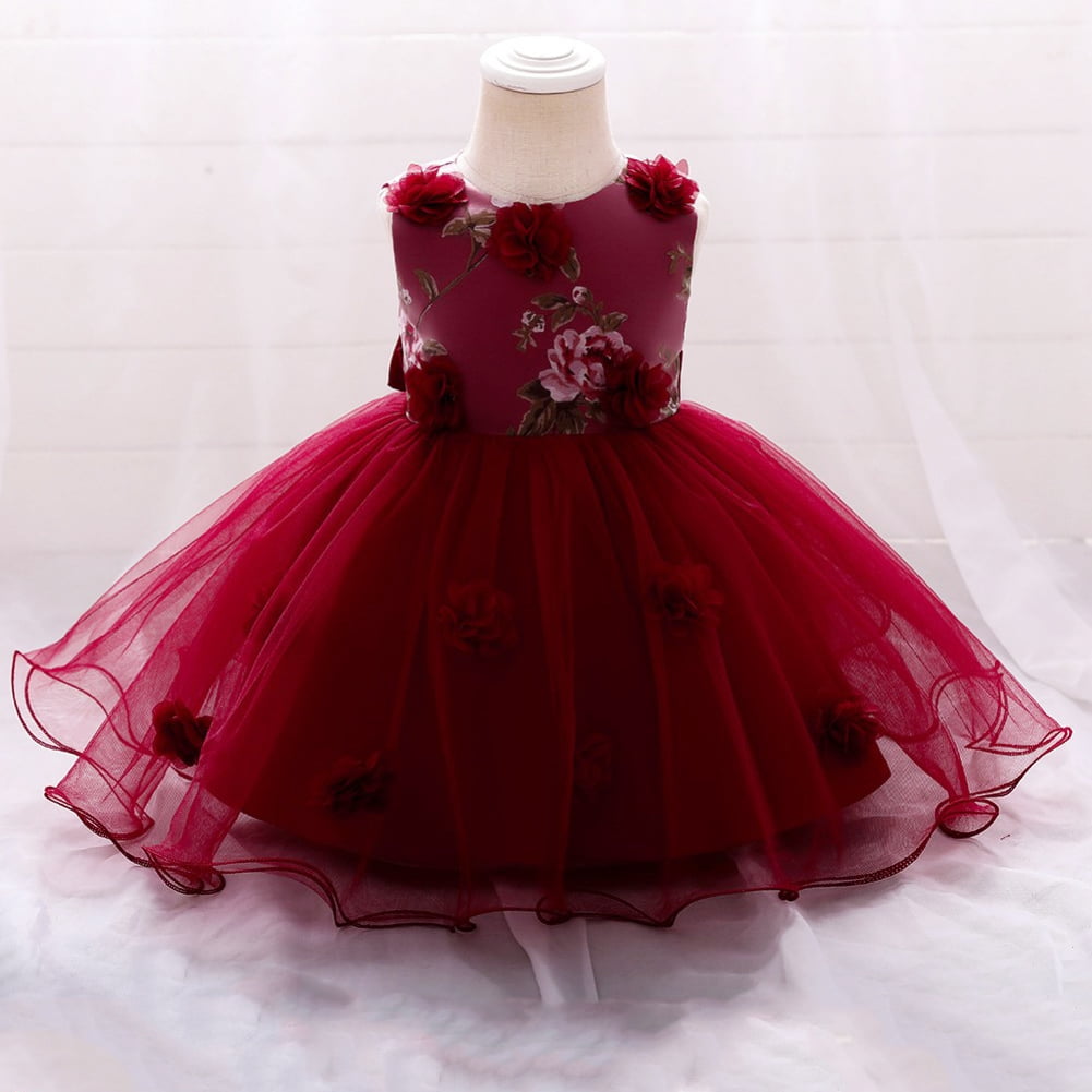 Gyratedream Infant Toddler Girls Birthday Gown Princess Dress Baby ...