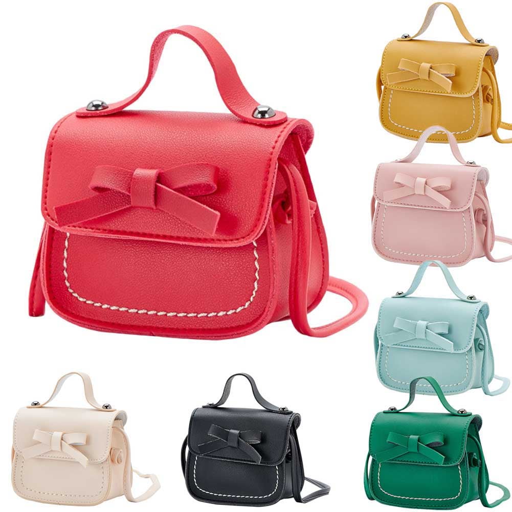 Gyratedream Lovely Baby Girls Kids Soft PU Leather Mini Purse Messenger ...