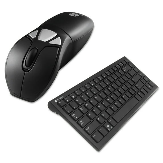 Gyration Air Mouse GO Plus Combo with Compact Keyboard, USB, Black ...