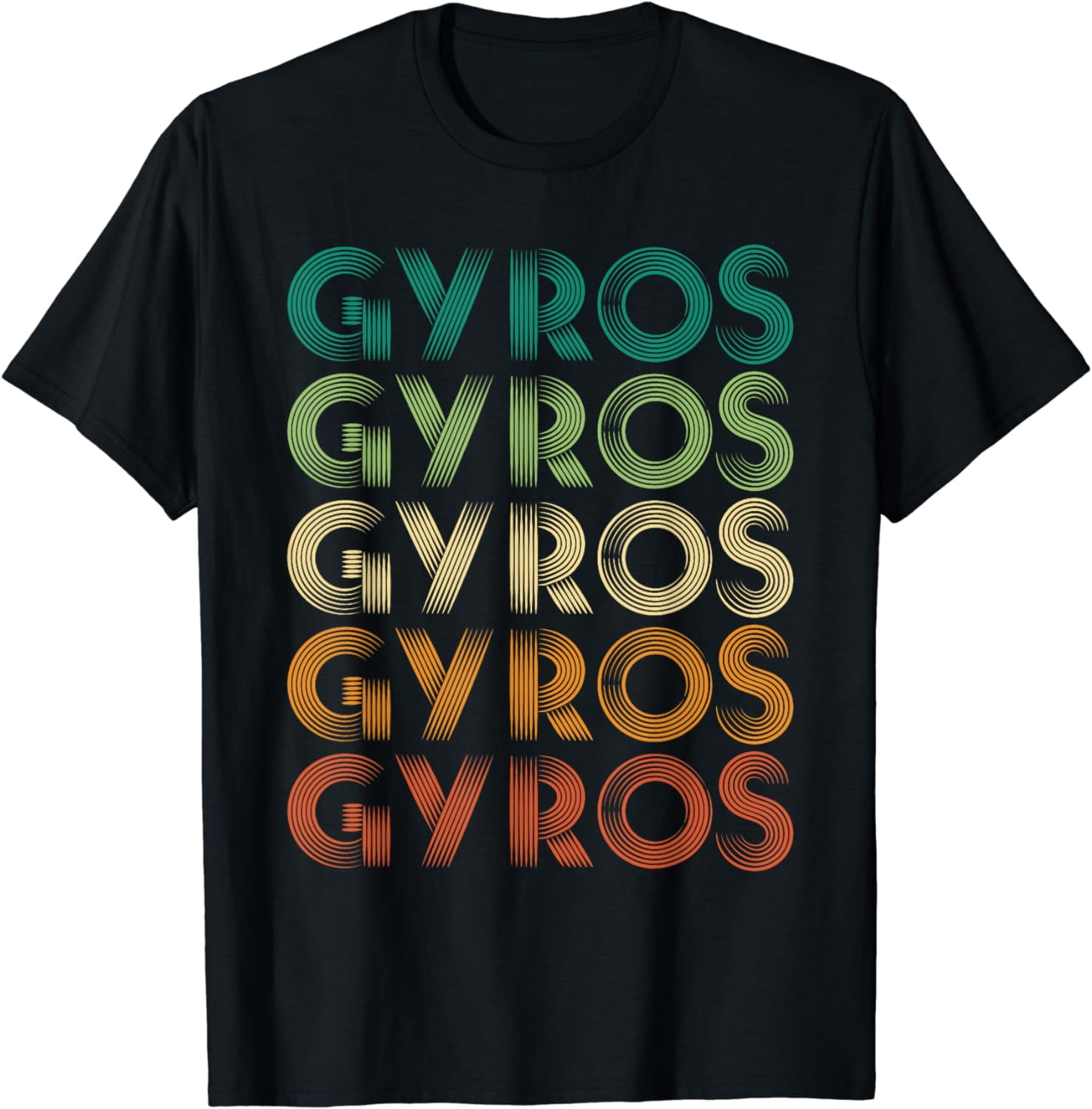 Gyros Greece Greek Foot Malaka T-Shirt - Walmart.com