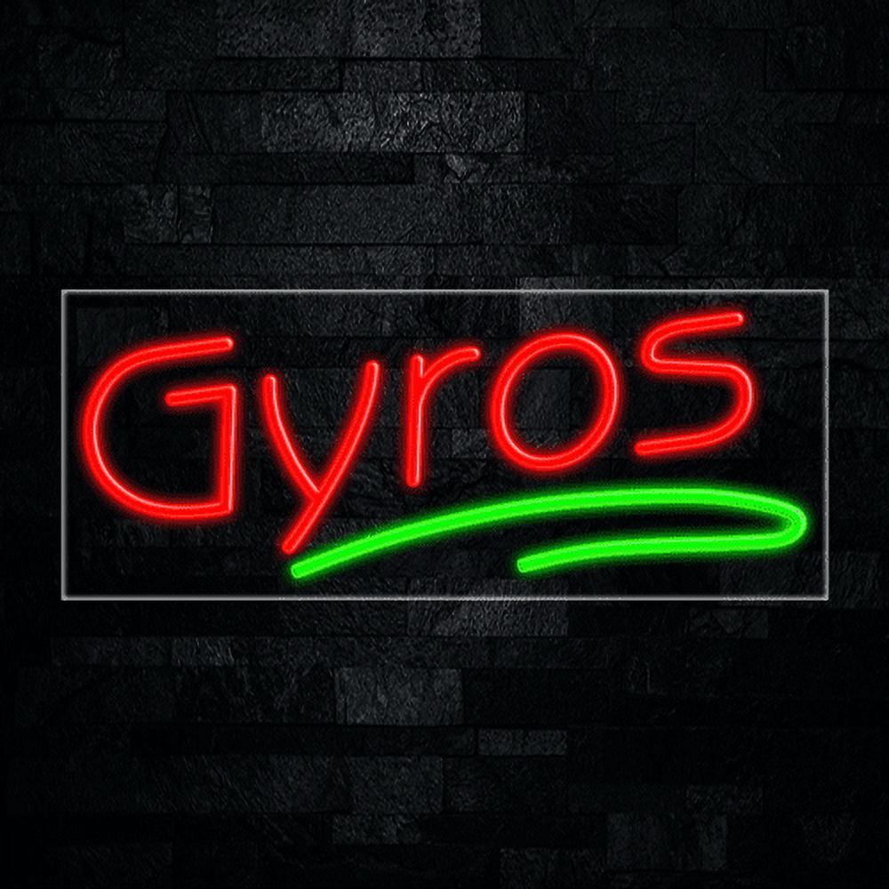 Gyros-LED Neon Sign 30"L x 12"H #31198 - Walmart.com