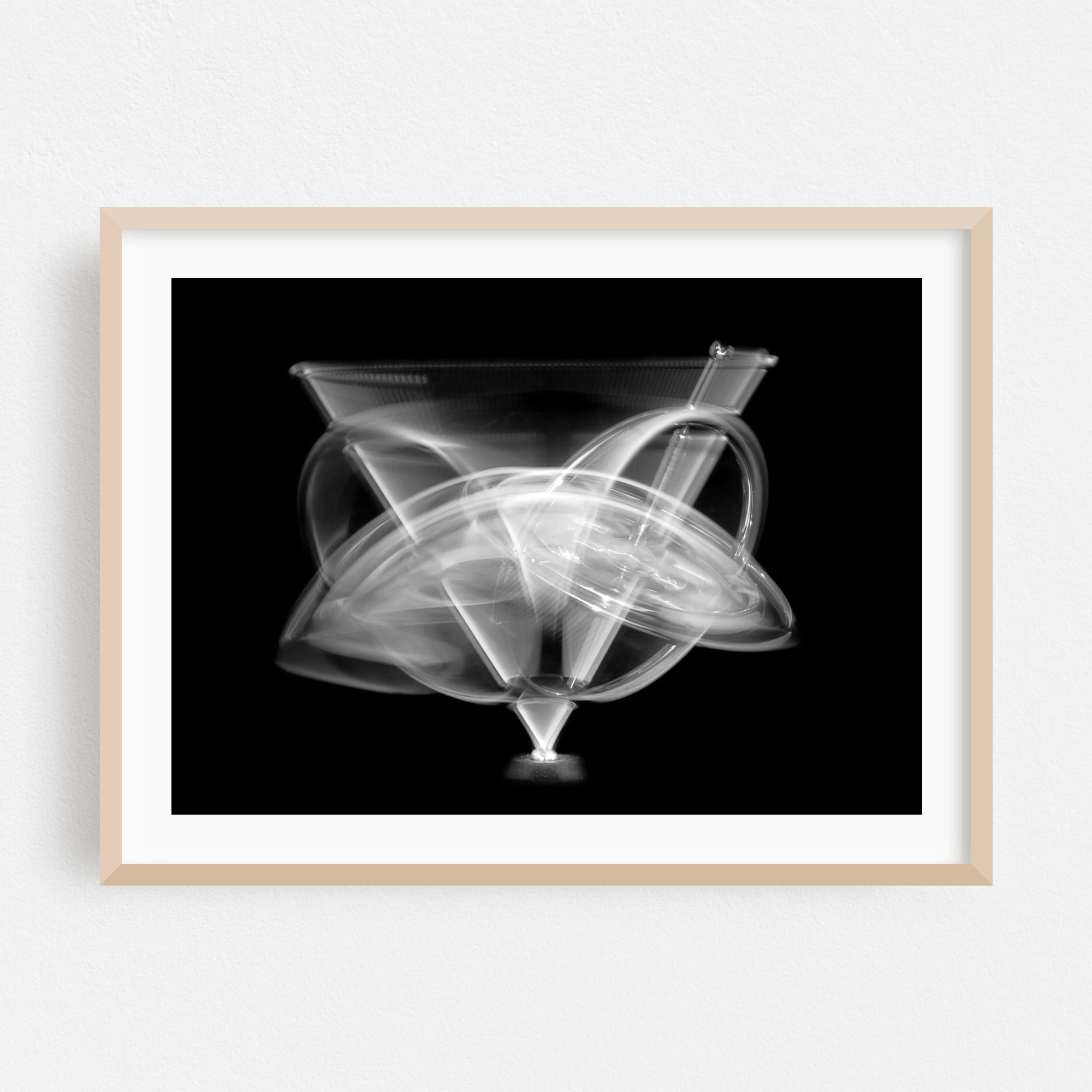 Gyroscope - Photography Abstract Black and White Geometric Modern Art ...