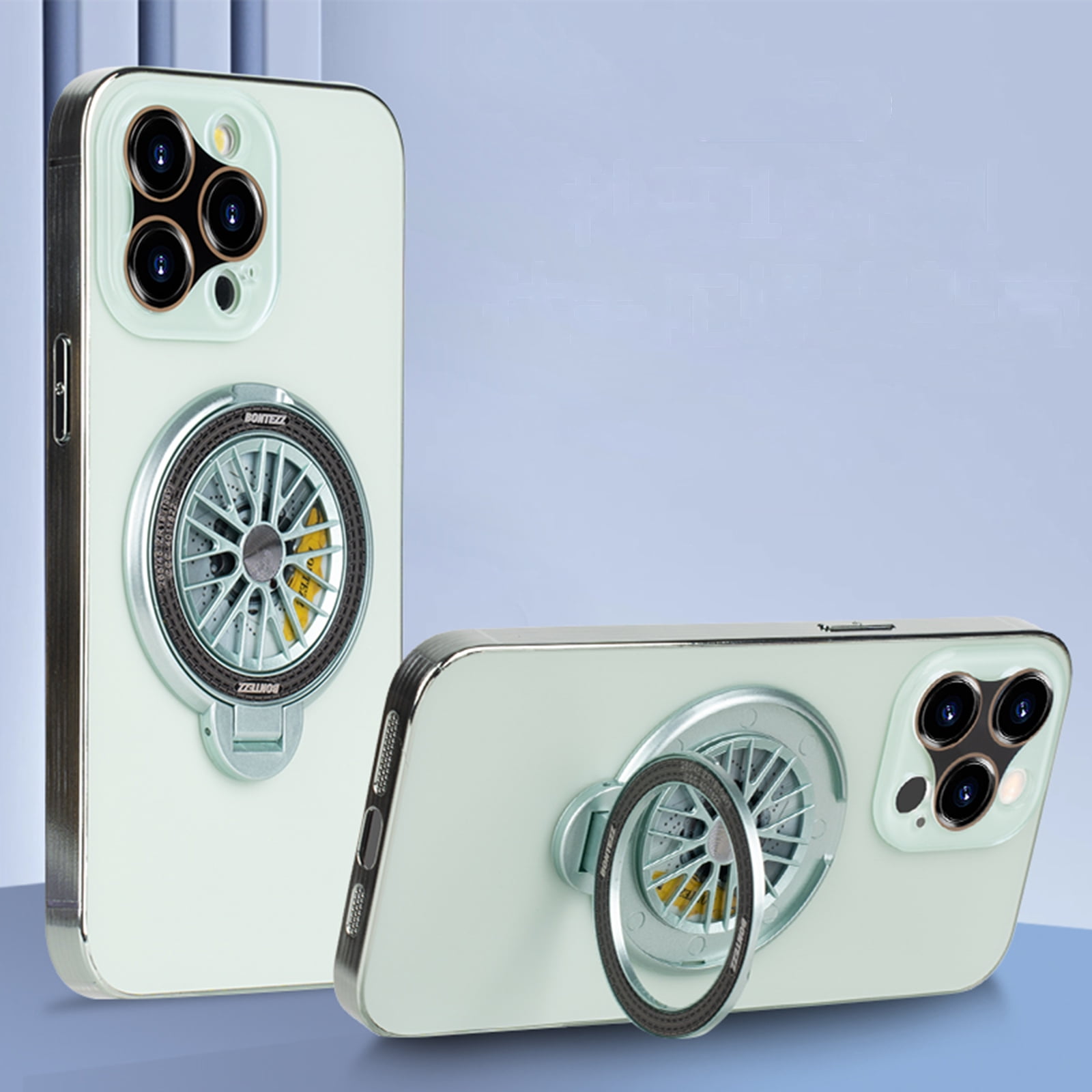 Gyroscope Ring Magnetic Bracket Rotating Case for iPhone 14 Pro Max ...