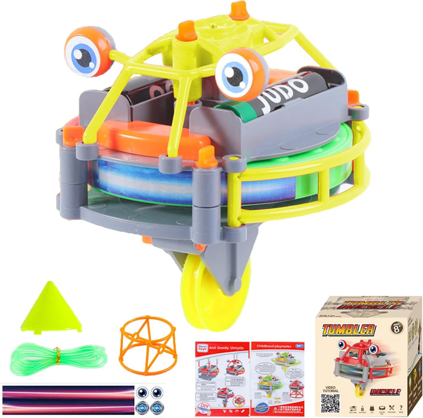 Gyroscopic Toy Unicycle Tightrope, Gyroscope Tightrope Walker Toy ...