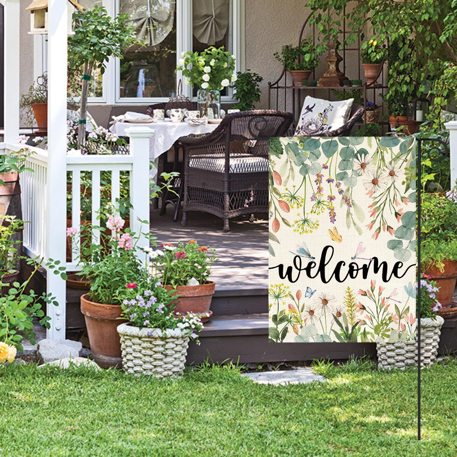 Gyryp Spring Daisy Flowers Garden Flag 12 x 18 Inch Double Sided ...