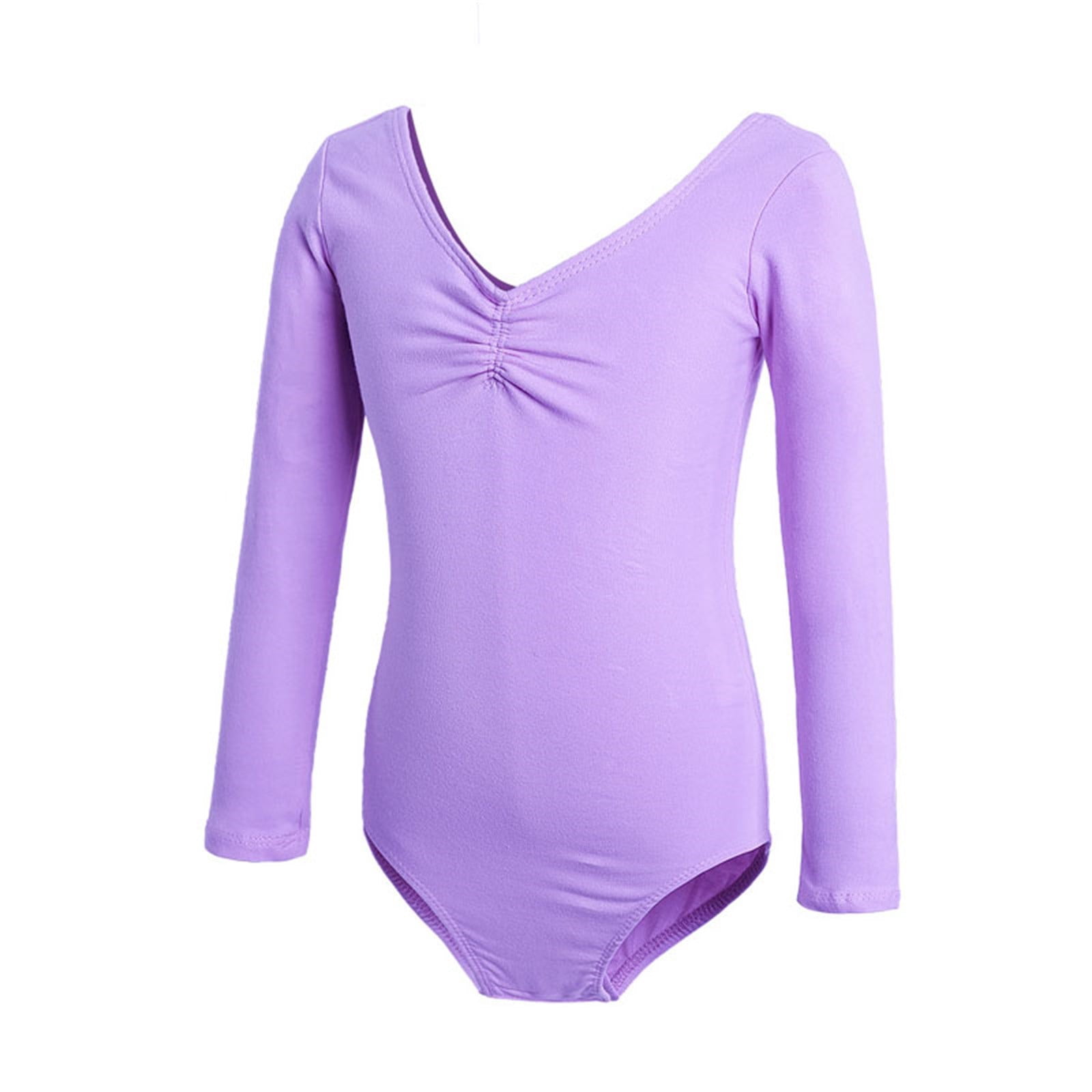 Gytharion Gymnastics Leotards for Girls Ballet Dance Toddler Long ...