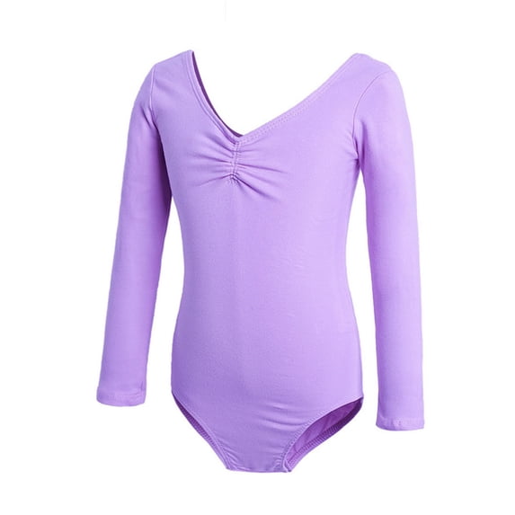 Gytharion Gymnastics Leotards for Girls Ballet Dance Toddler Long ...