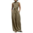 Gytharion Outfits for Women Summer Cotton Linen Casual 2 Piece Sets ...