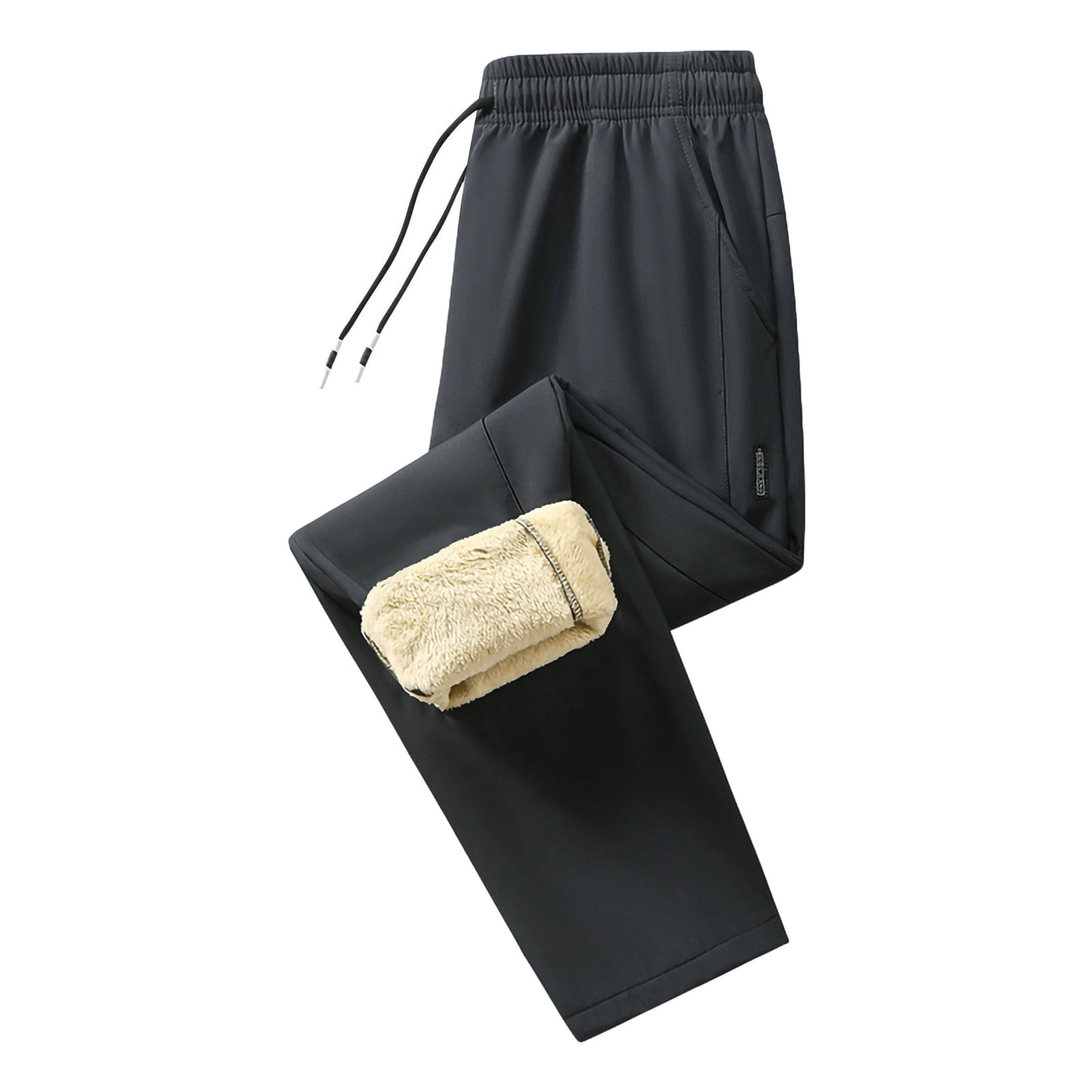 Gytharion Winter Sherpa Fleece Lined Warm Sweatpants for Men ...