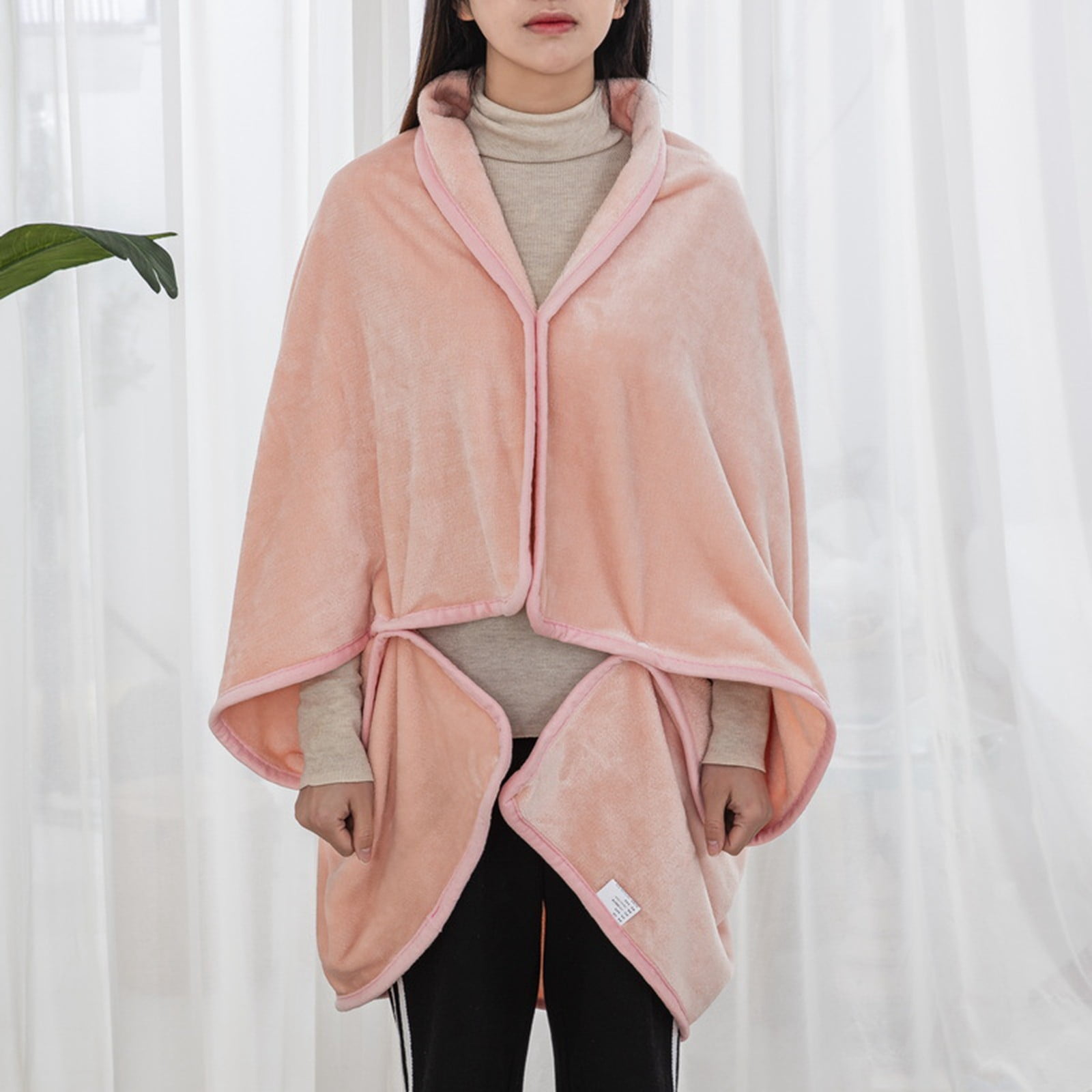 Gytml Wearable Blanket Soft Poncho Wrap Sofa Blanket Warm Office Nap ...