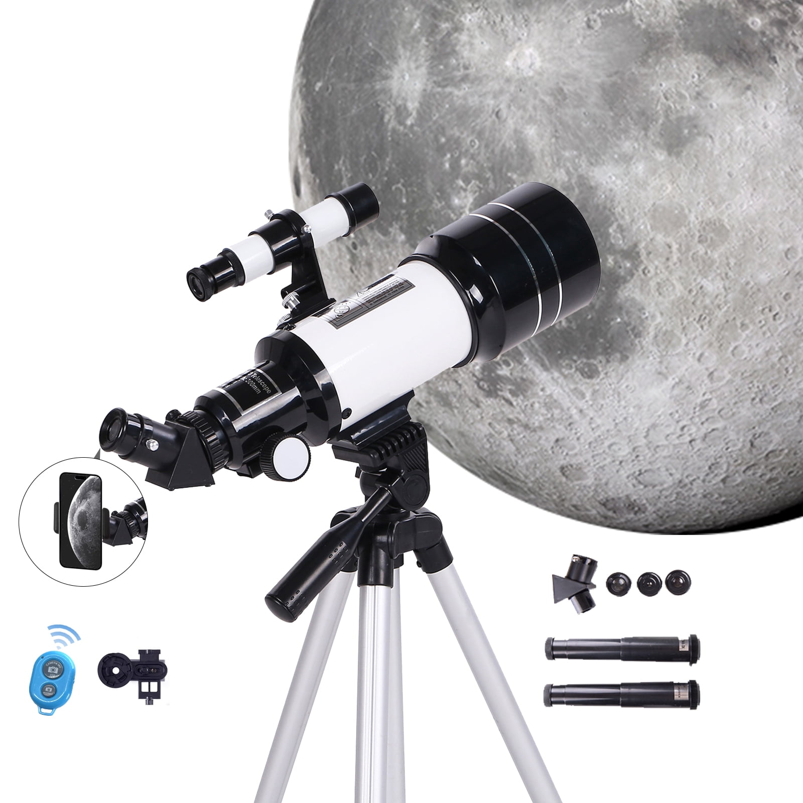 Gytobytle 70mm Refractive Telescope for Adults, Kids, Astronomy ...