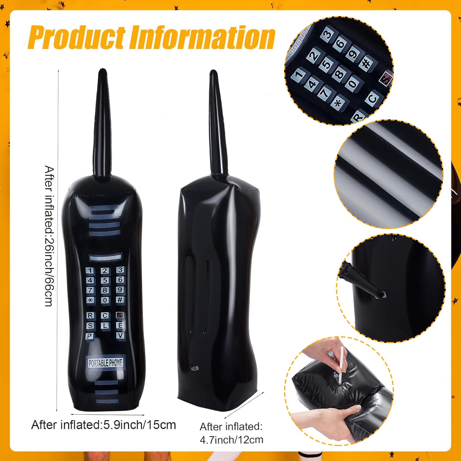 Gyufise 24Pcs Black FEV6 Glitter 45 Cupcake Toppers Straight 1980 ...