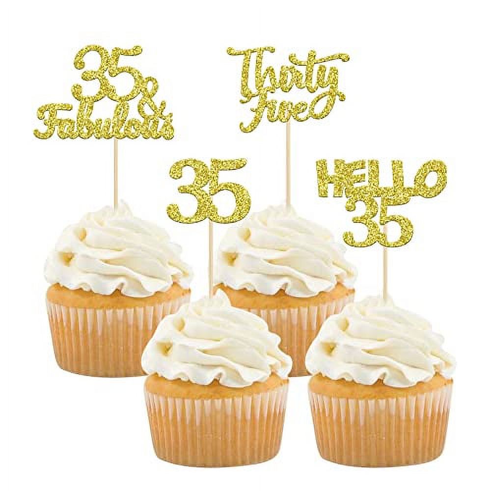 35th Birthday Cupcakes