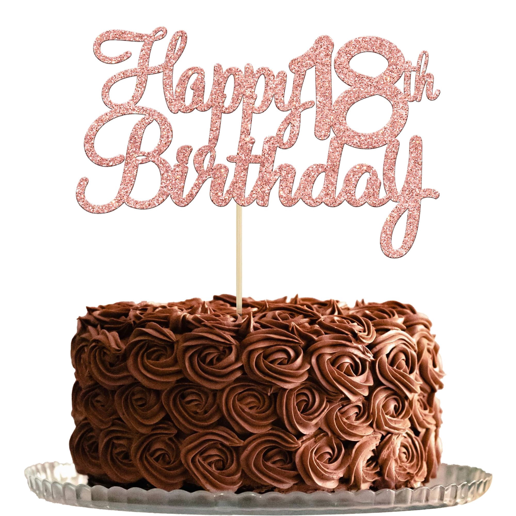 Gyufise Happy 18th Birthday Cake Topper ZLK1 18 Birthday Cake ...