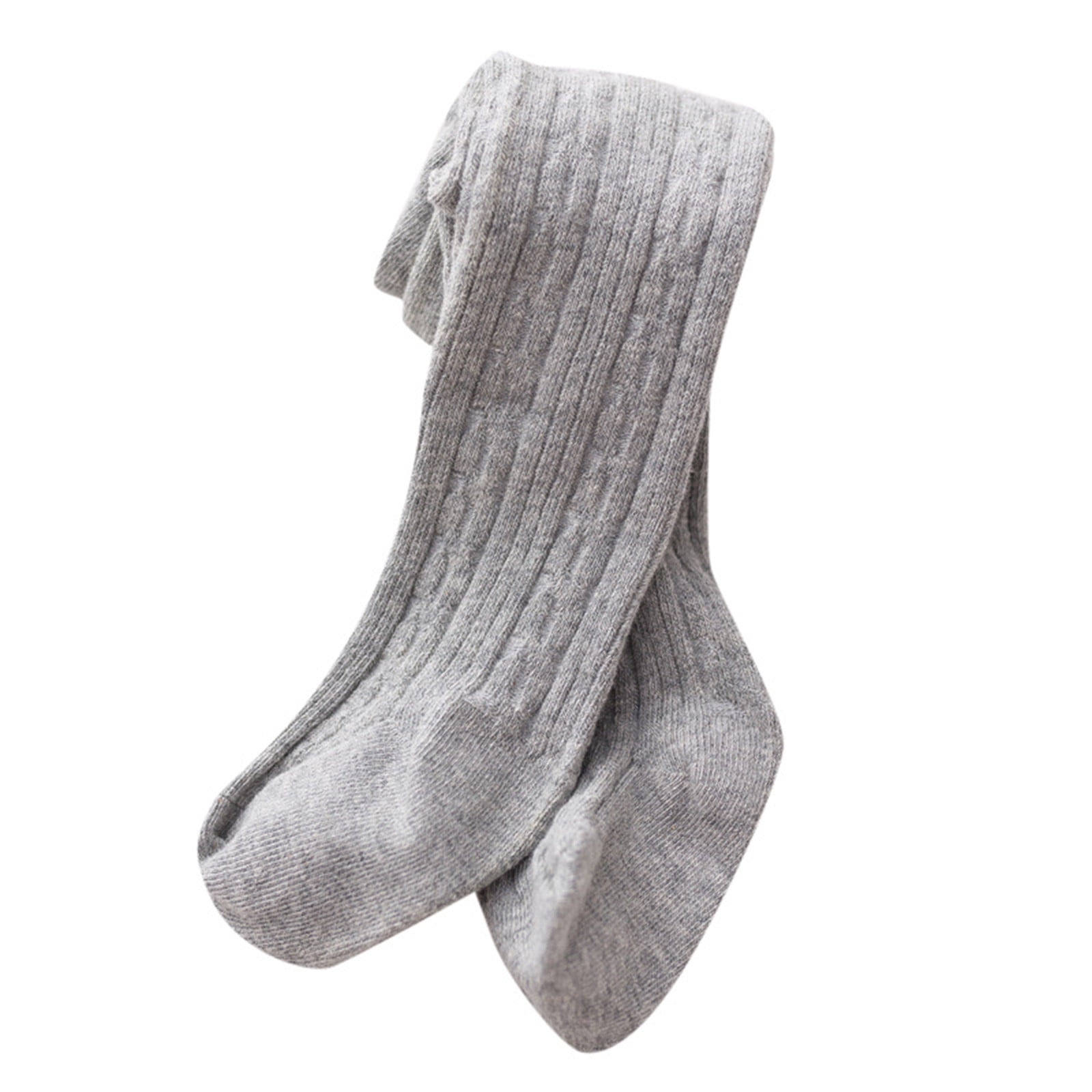 Gyujnb Baby Toddler Girls Boys Cable Knit Tights Cotton Footed Leggings ...