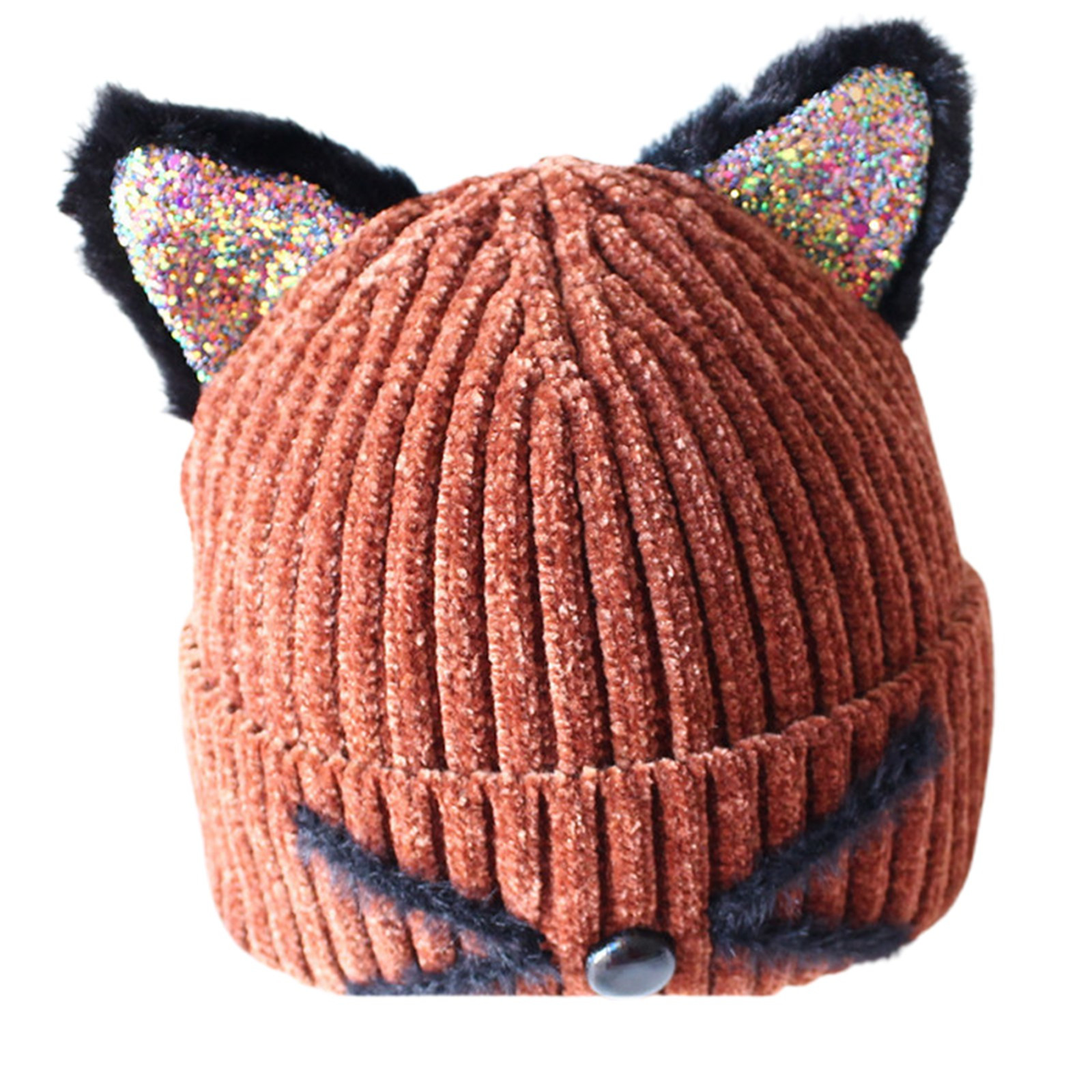 Gyujnb Cute Animal Themed Knitted for Toddlers and Children Winter Warm ...